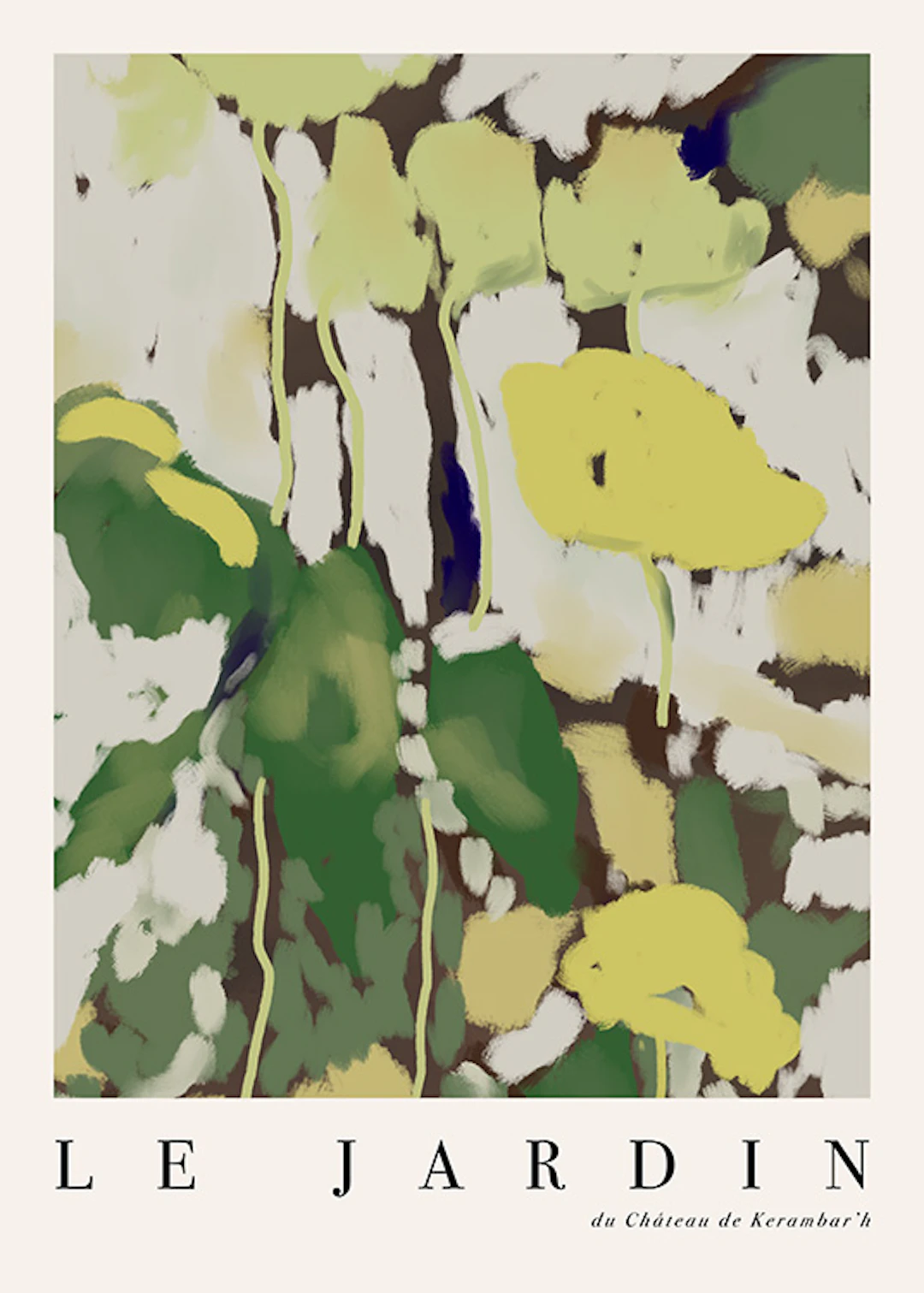 Joseph Schillinger - Key Blue Poster