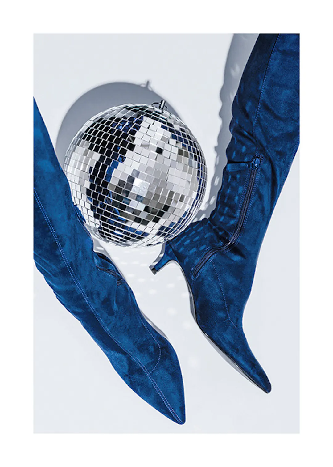 Joseph Schillinger - Key Blue Poster