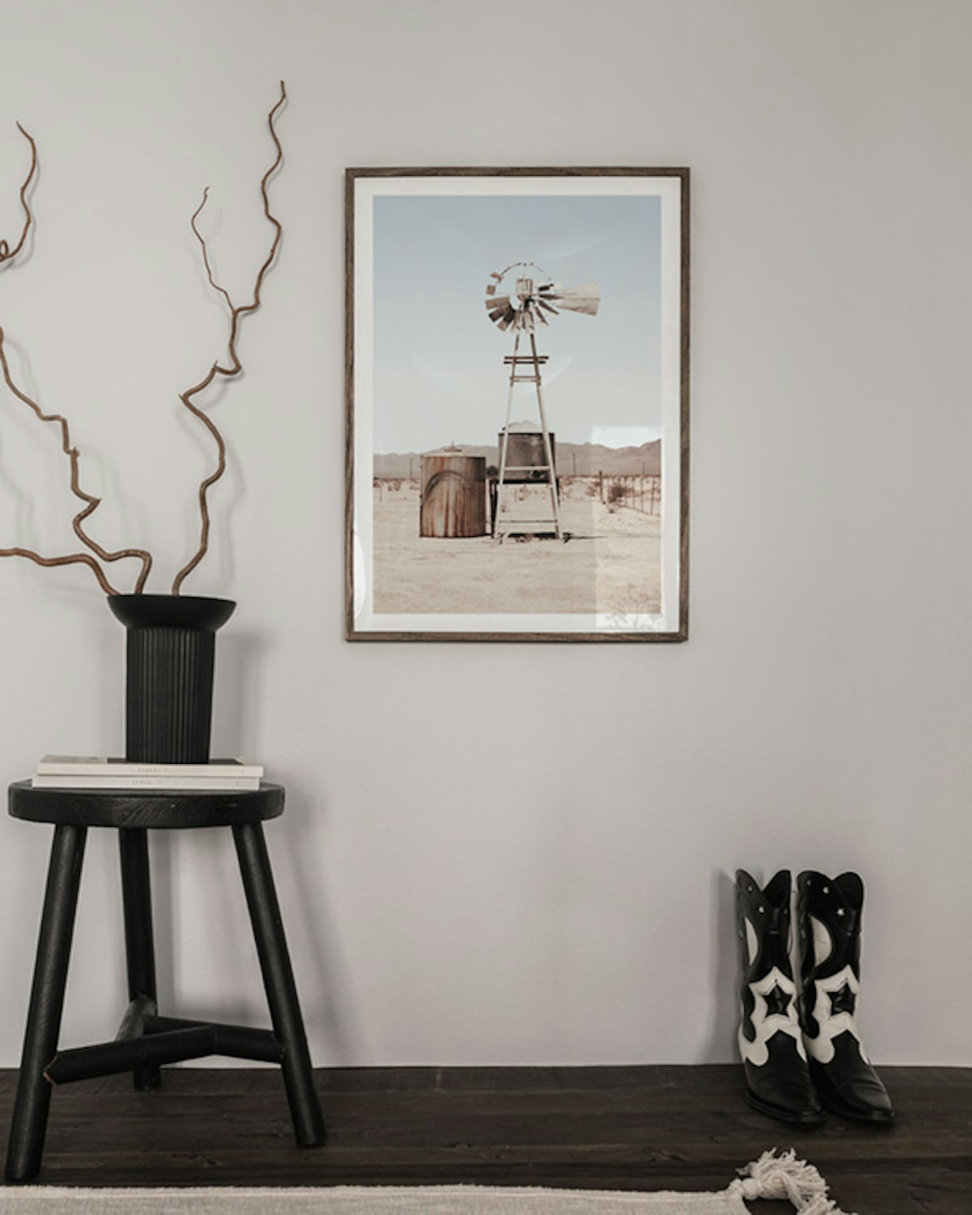 Sandy Windmill Poster