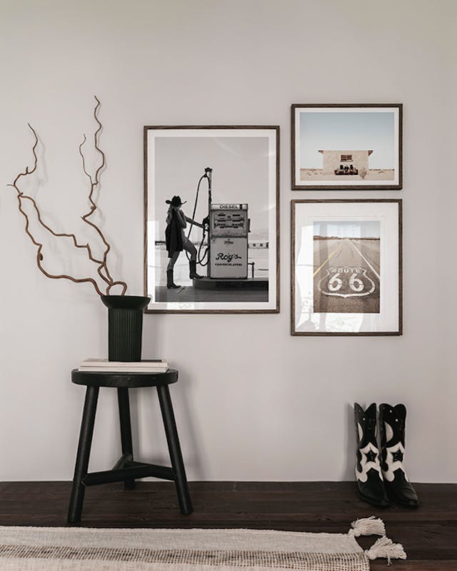 Western Fashion gallery wall