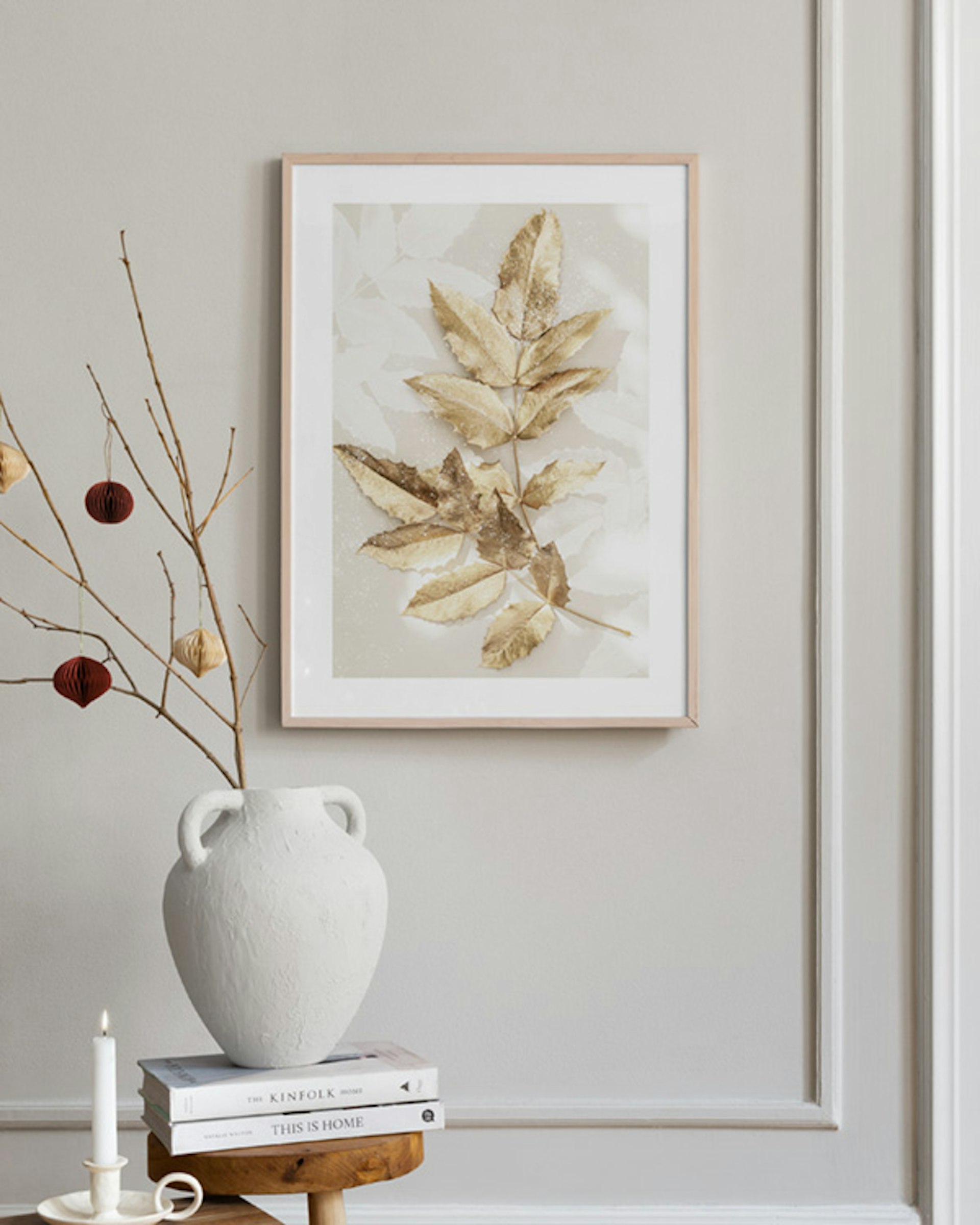 Golden Leaves No2 Affiche