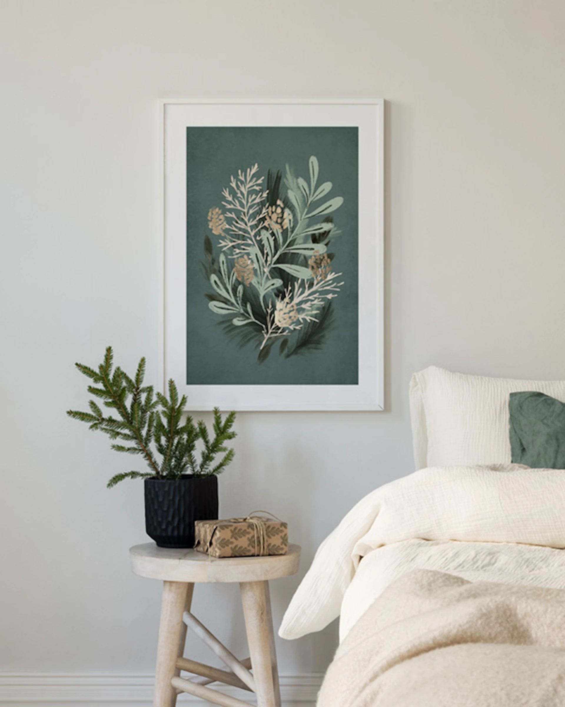 Green Botanical Poster