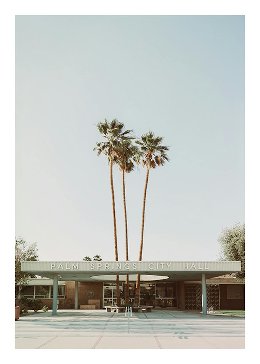 Palm Springs City Hall Poster