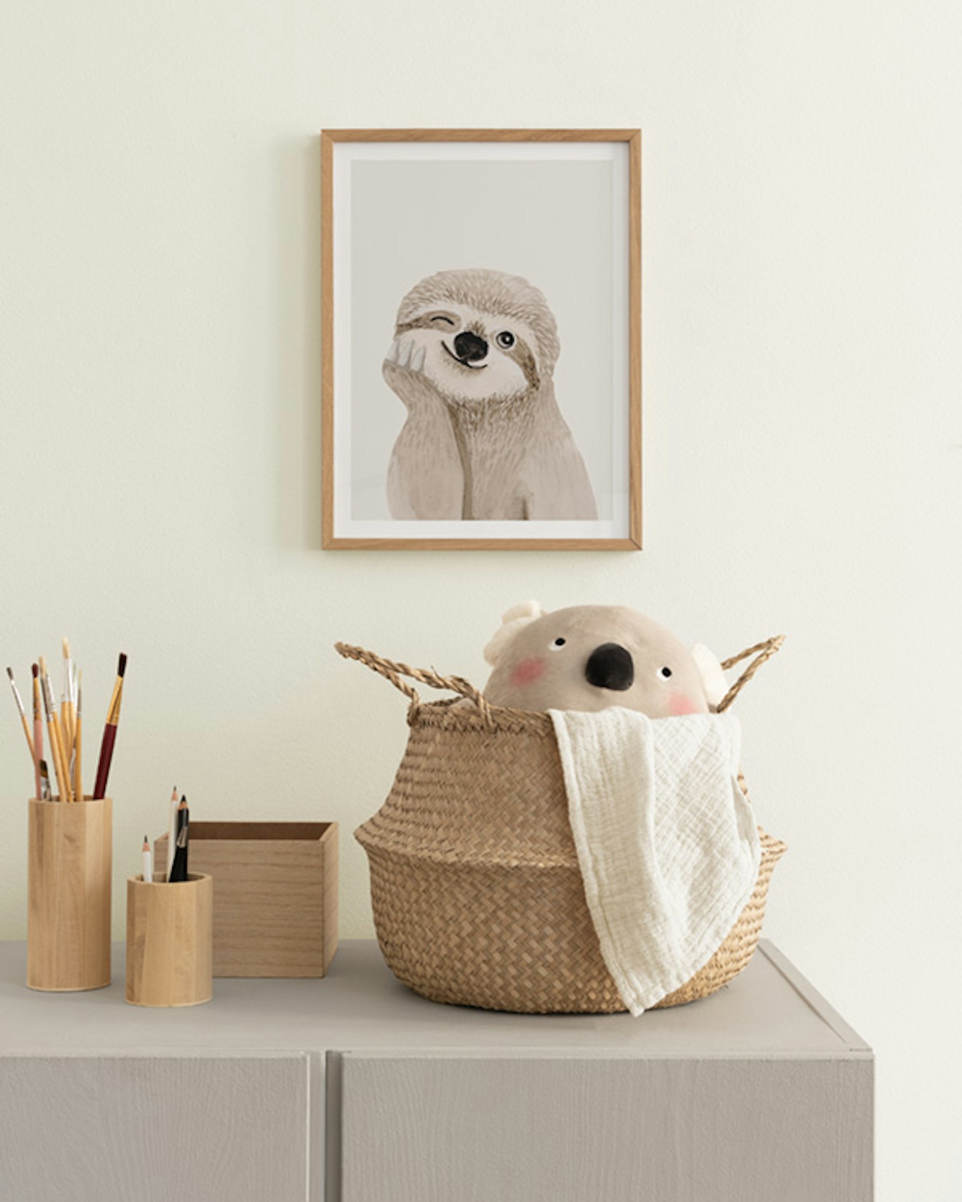 Cheeky Sloth Poster