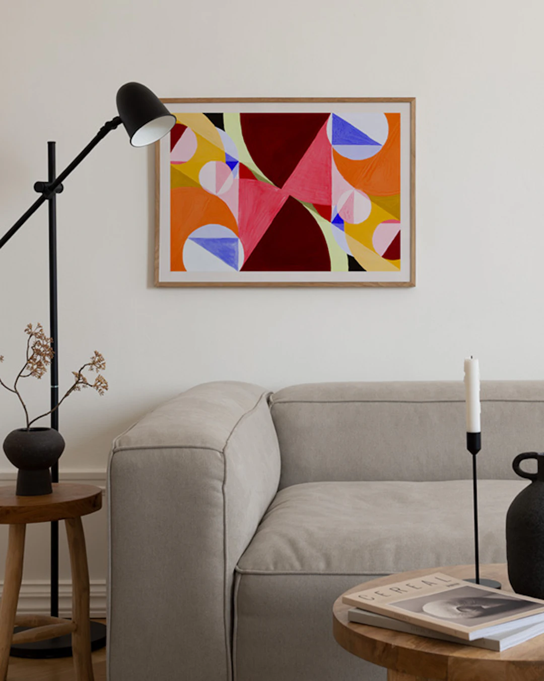 Joseph Schillinger - Area Broken by Perpendiculars Poster