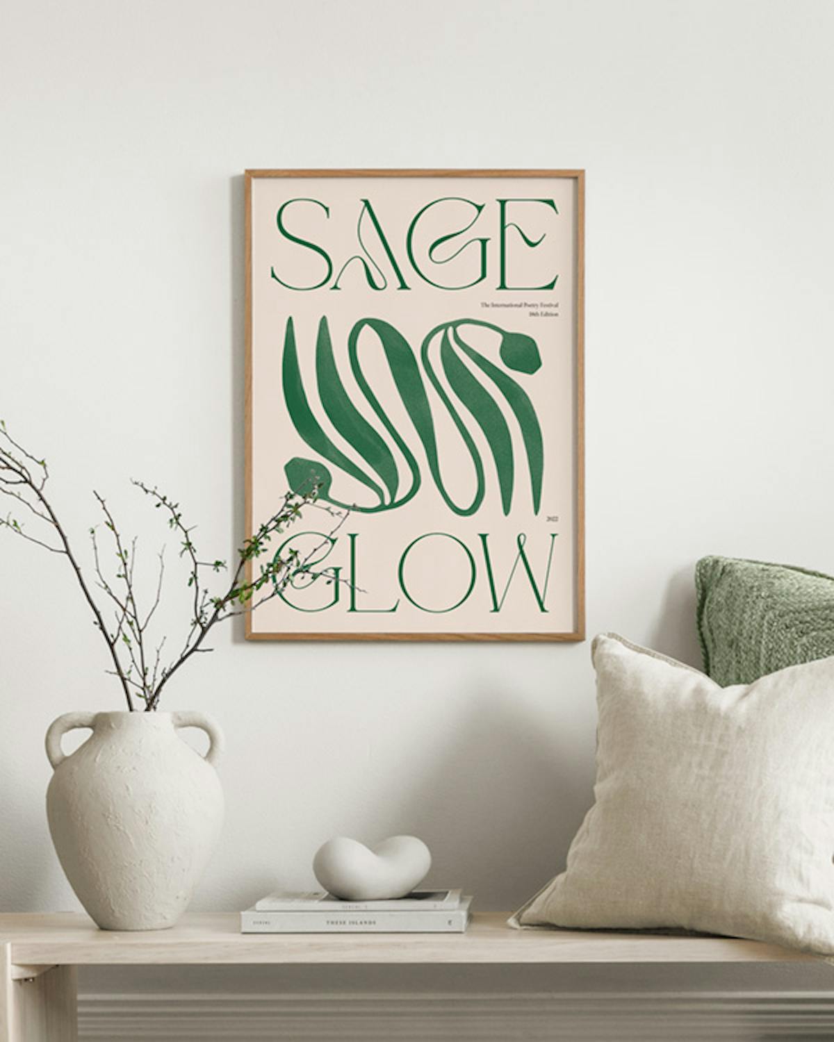 Sage Glow Poster
