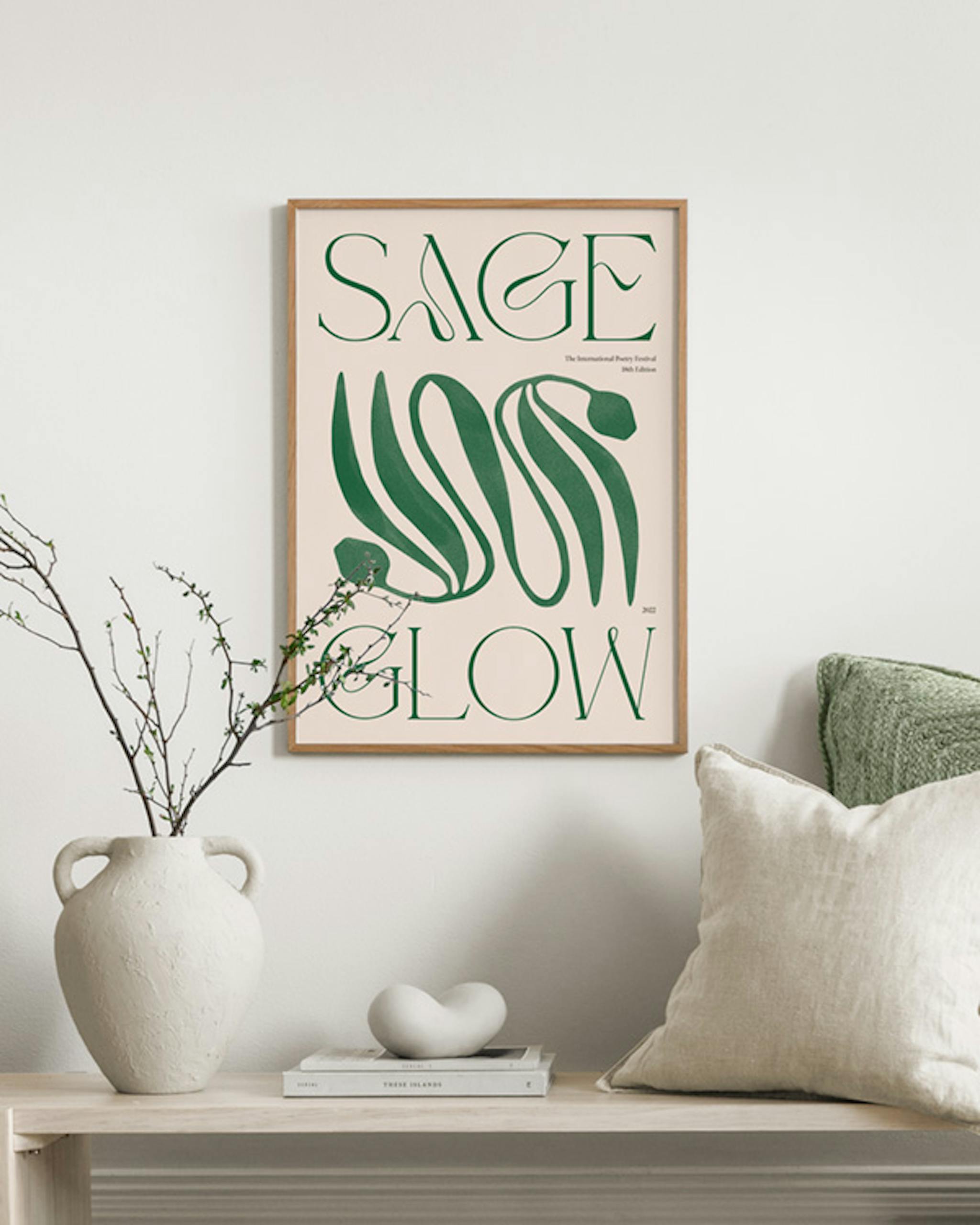 Sage Glow Poster
