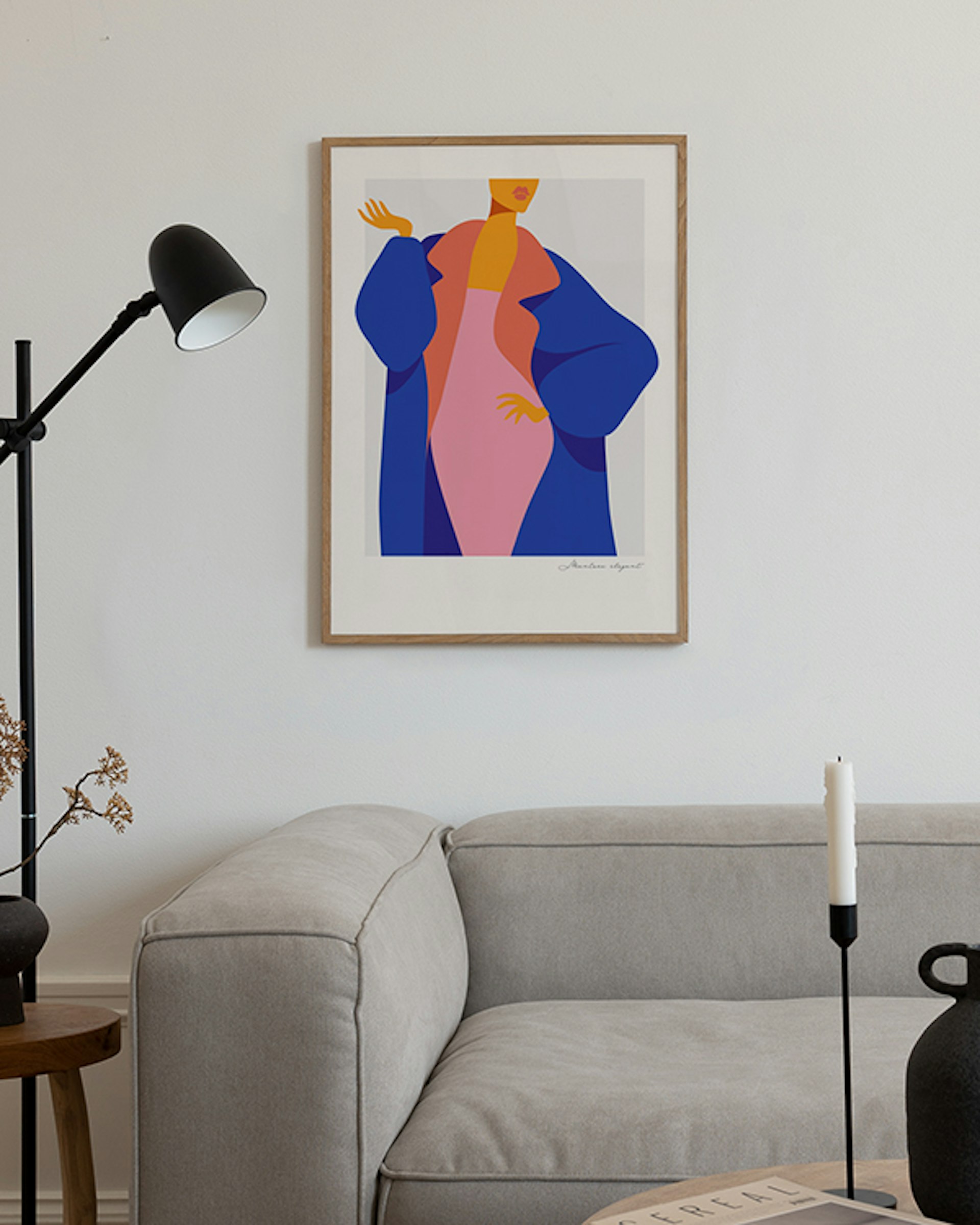 Elegant Coat Poster Poster