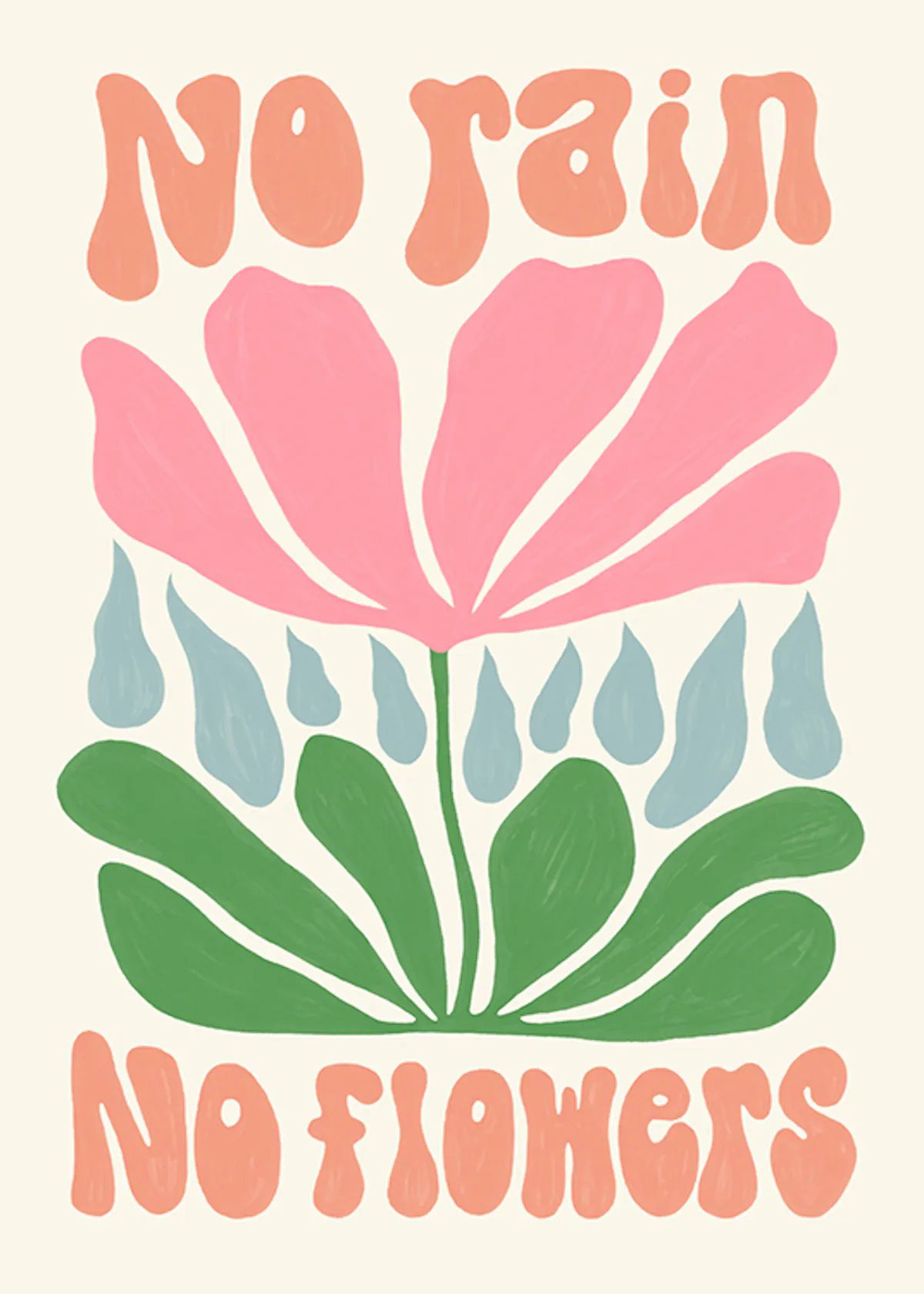 No Rain. No Flowers Print