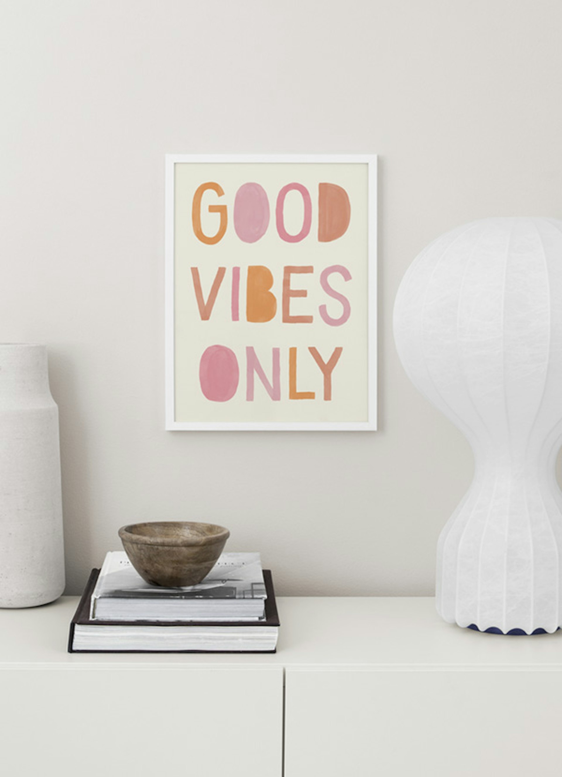 Good Vibes Typo Poster
