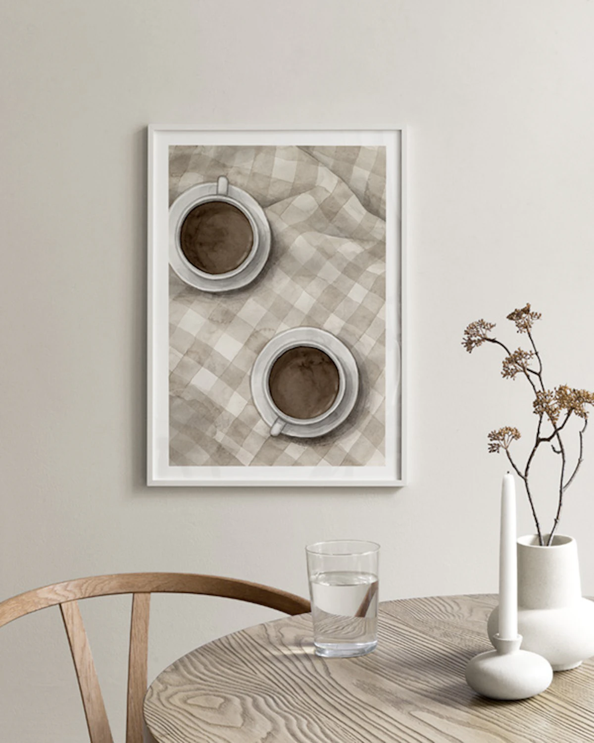 Cups of Coffee Poster