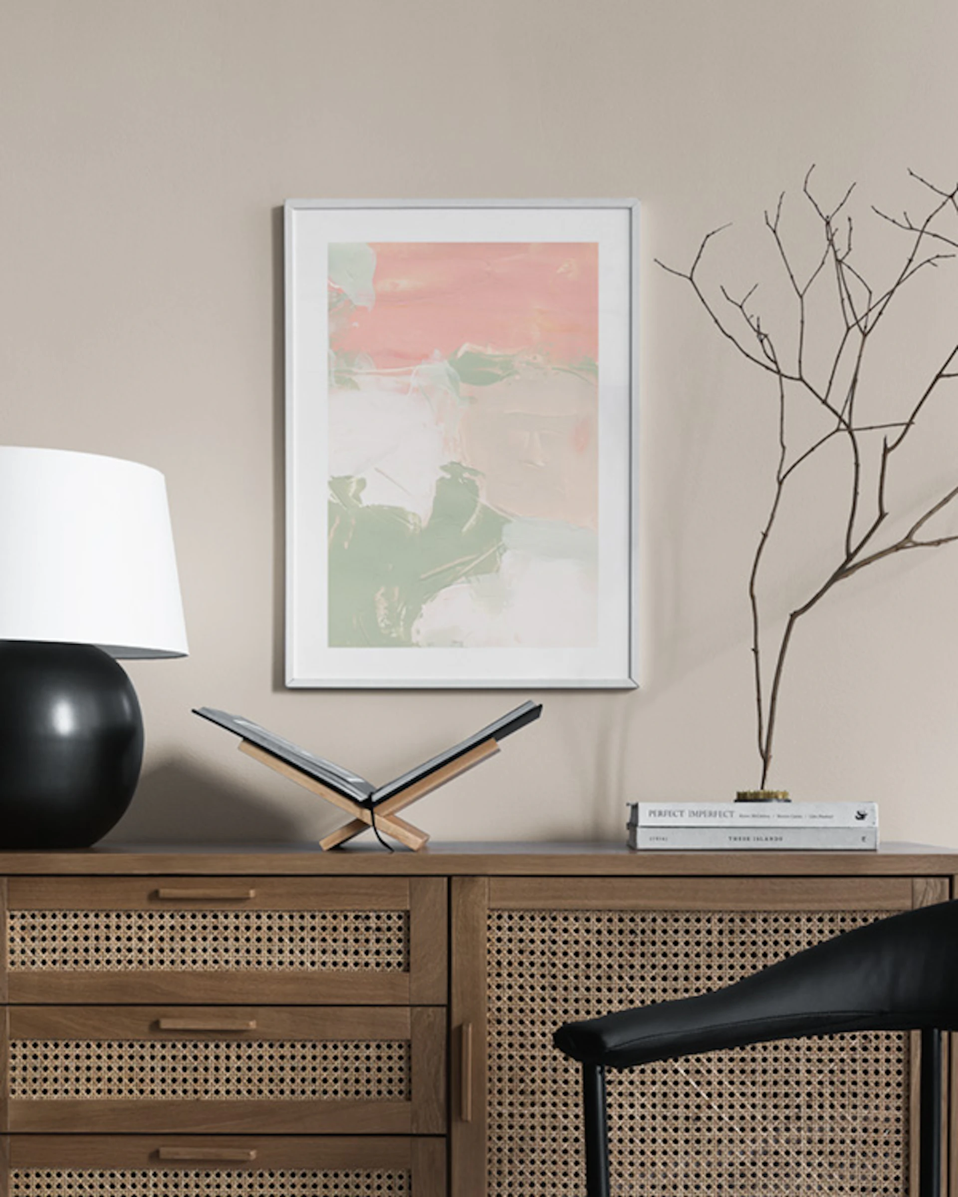 Abstract Pastels No1 Poster