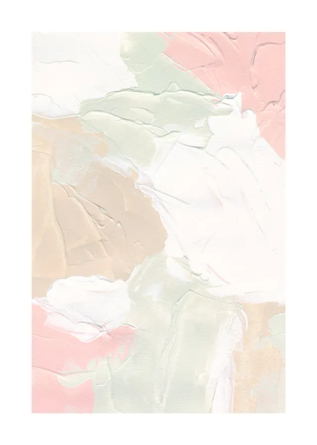 Abstract Pastels No2 Poster
