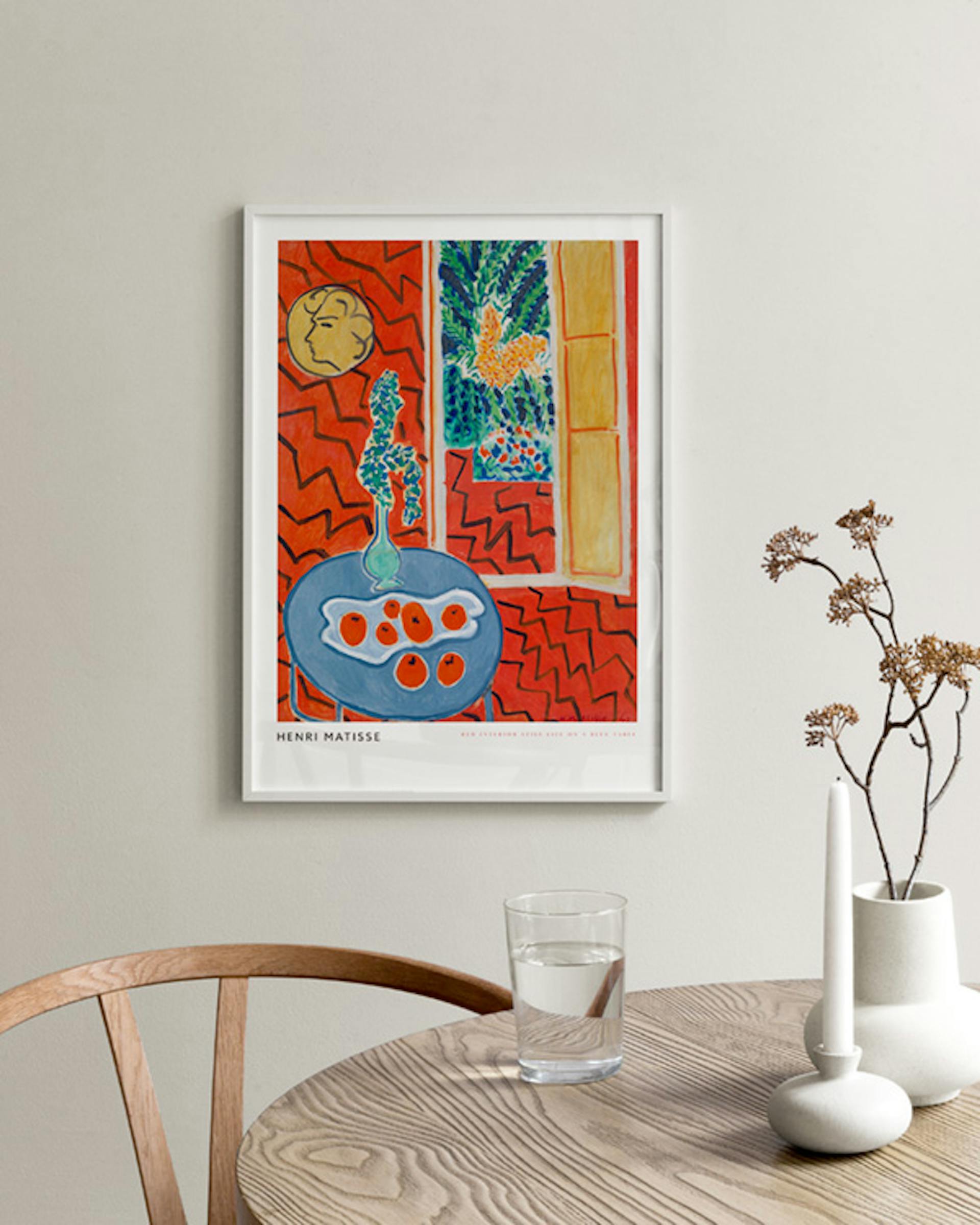Matisse - Red Interior, Still Life on a Blue Table Print