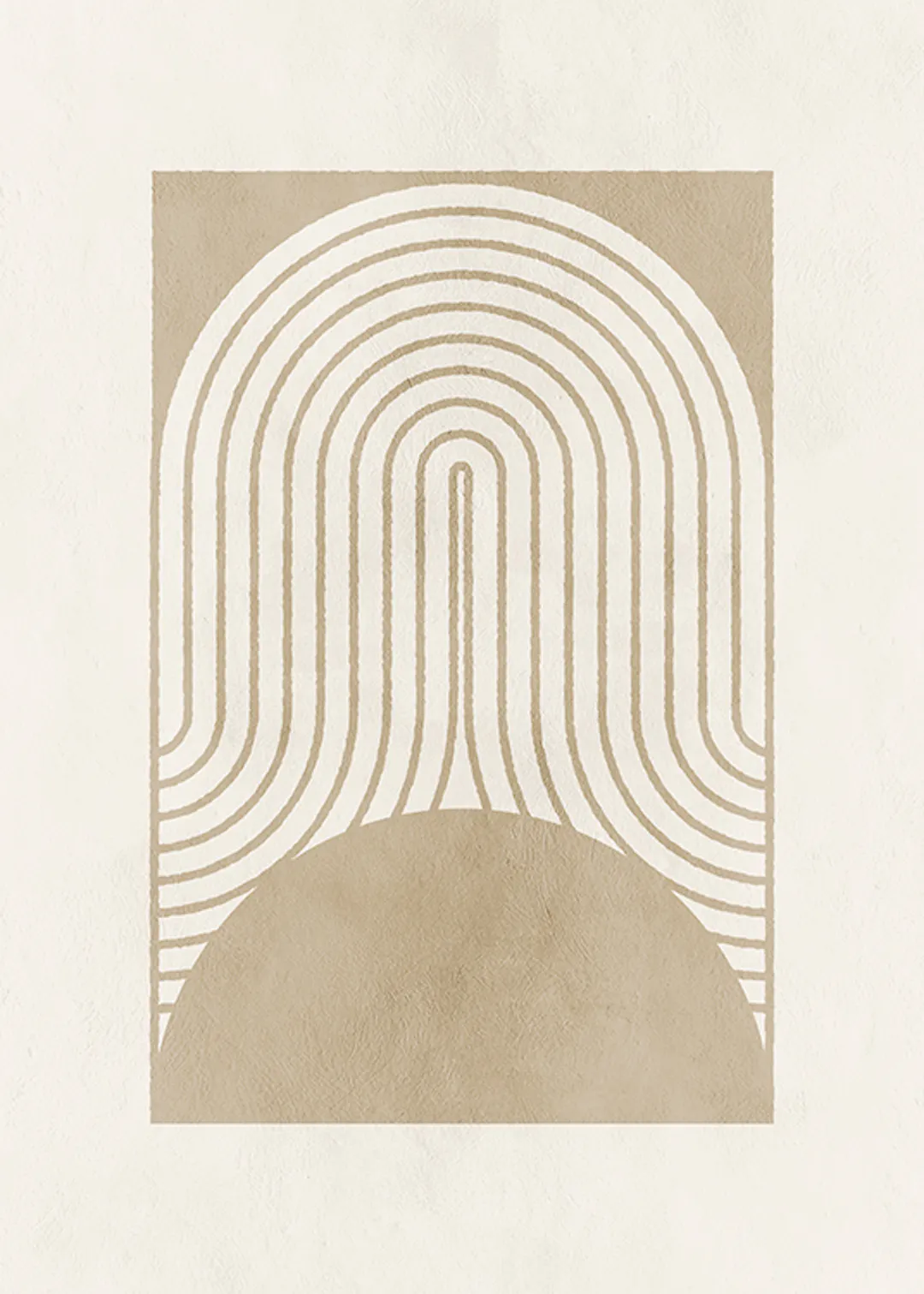 Graphic Shapes and Curves No2 Poster