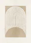 Graphic Shapes and Curves No2 Poster