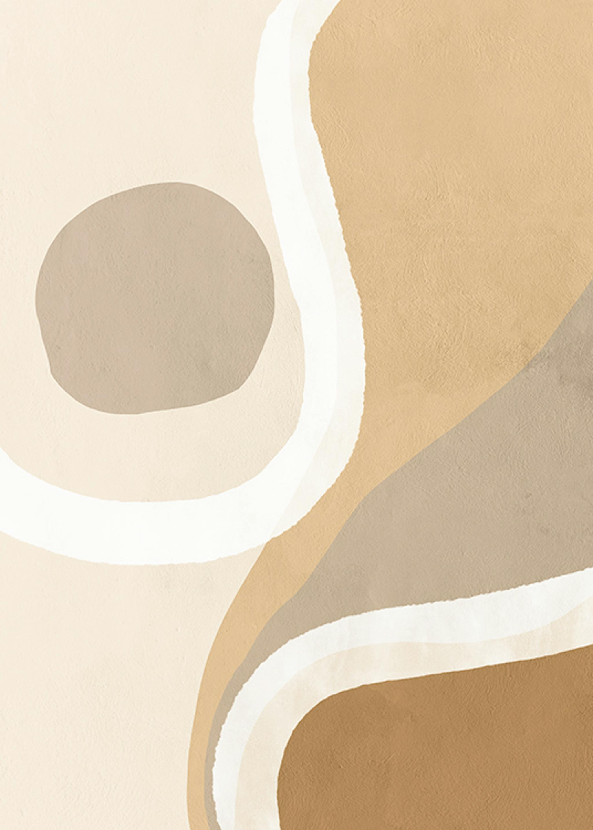 Warm Shapes No1 Affiche