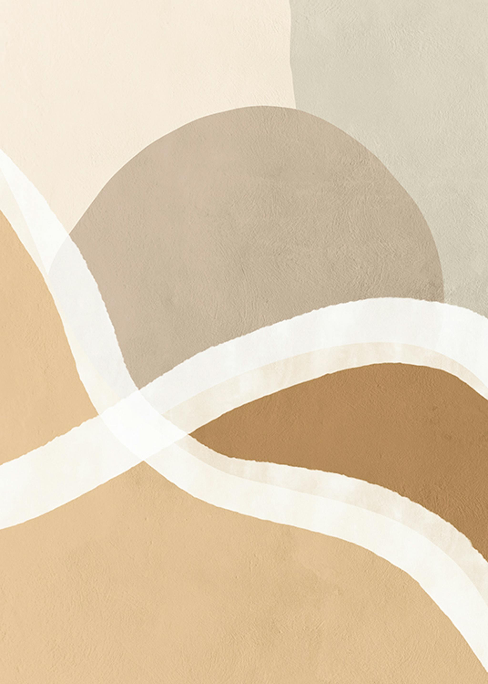 Warm Shapes No2 Poster