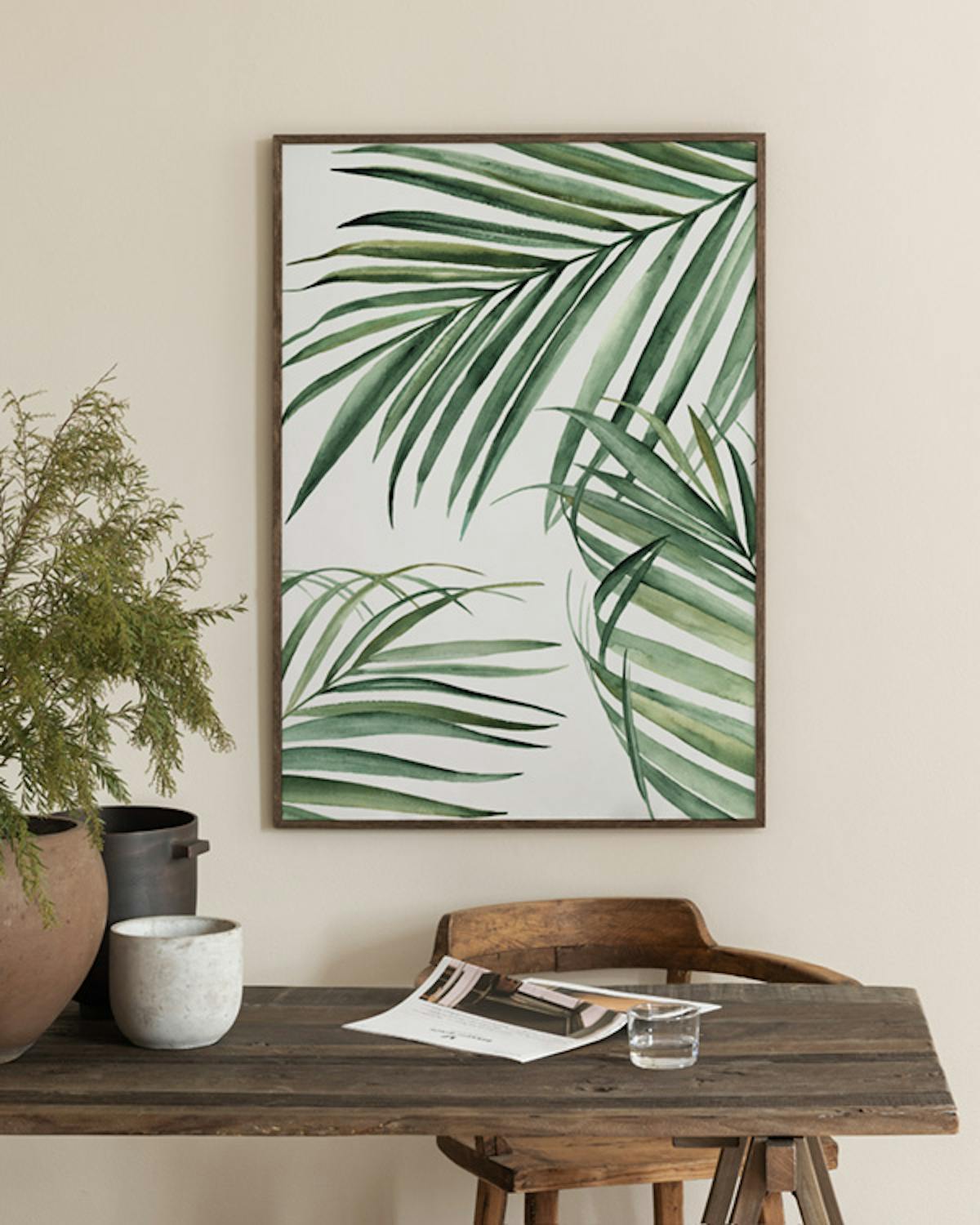 Painted Leaves Poster