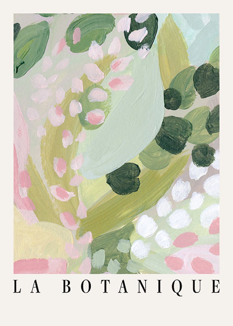 La Botanique Art No2 Affiche