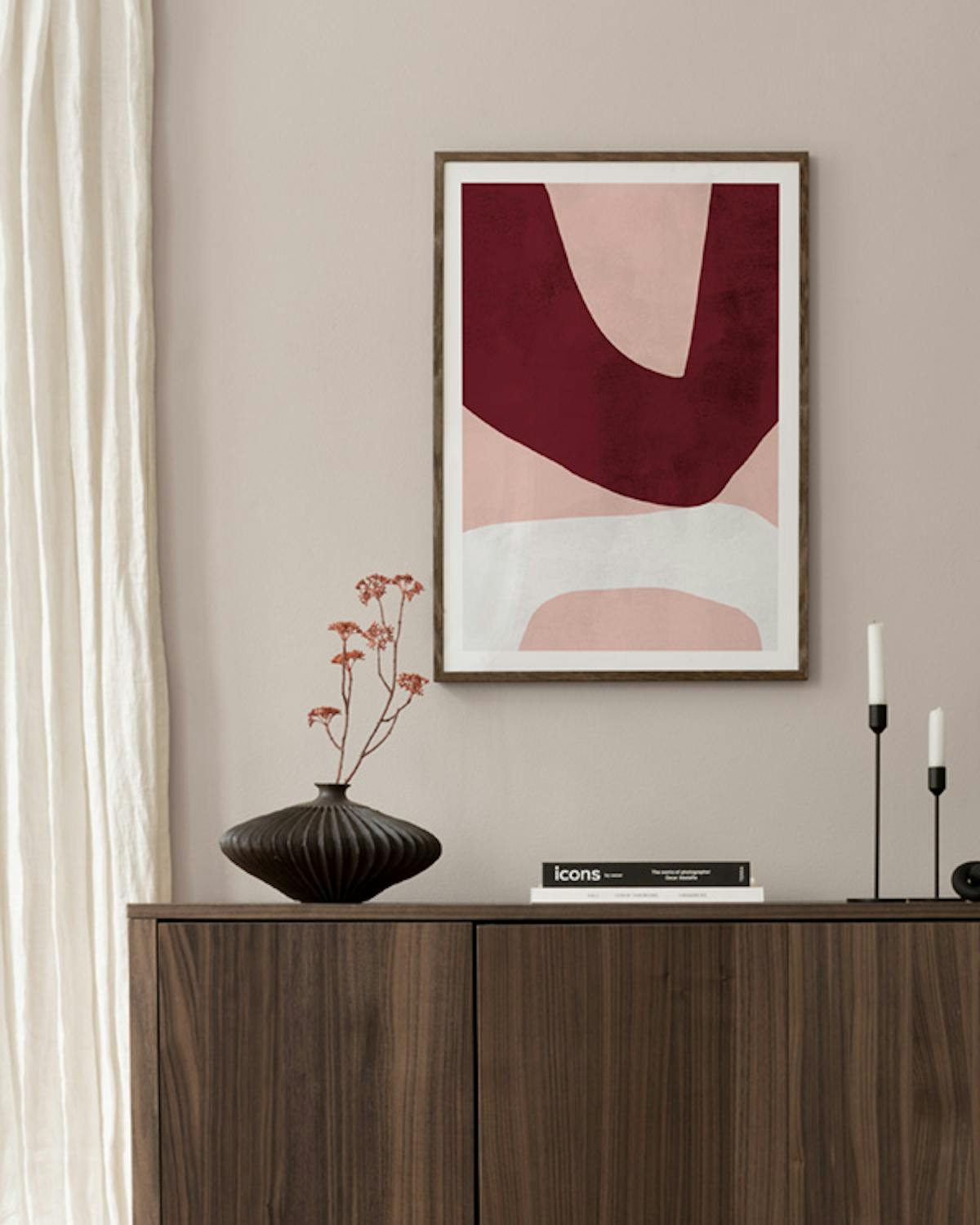 Asymmetrical Shapes No2 Poster