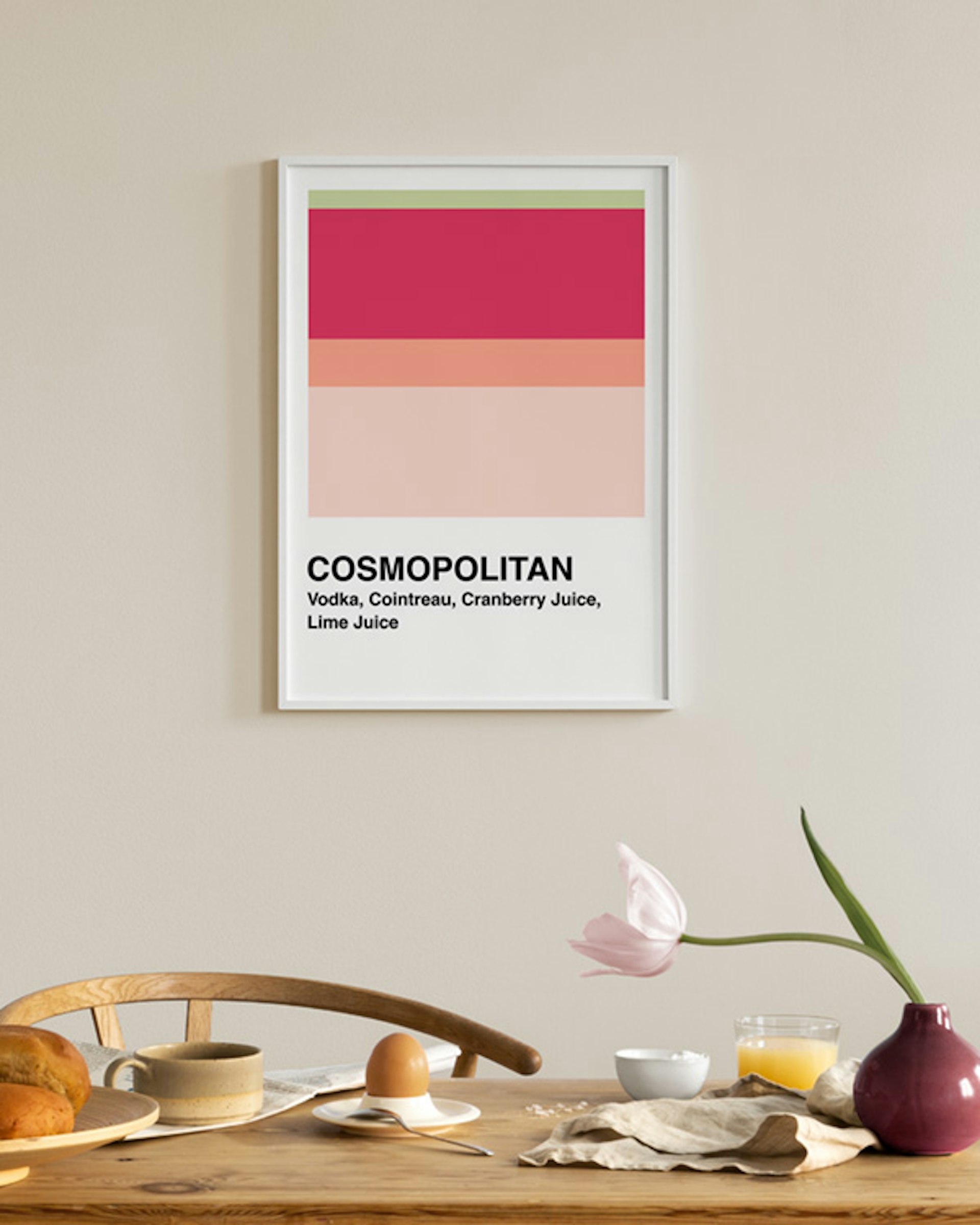 Graphic Cosmopolitan Poster