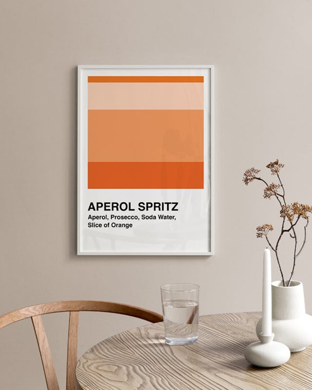 Graphic Aperol Spritz Print