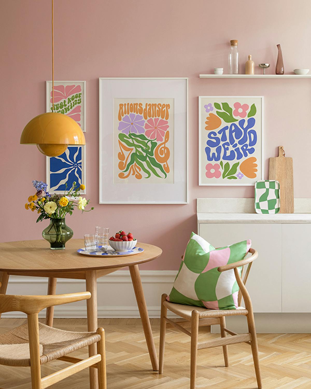 City Summer gallery wall