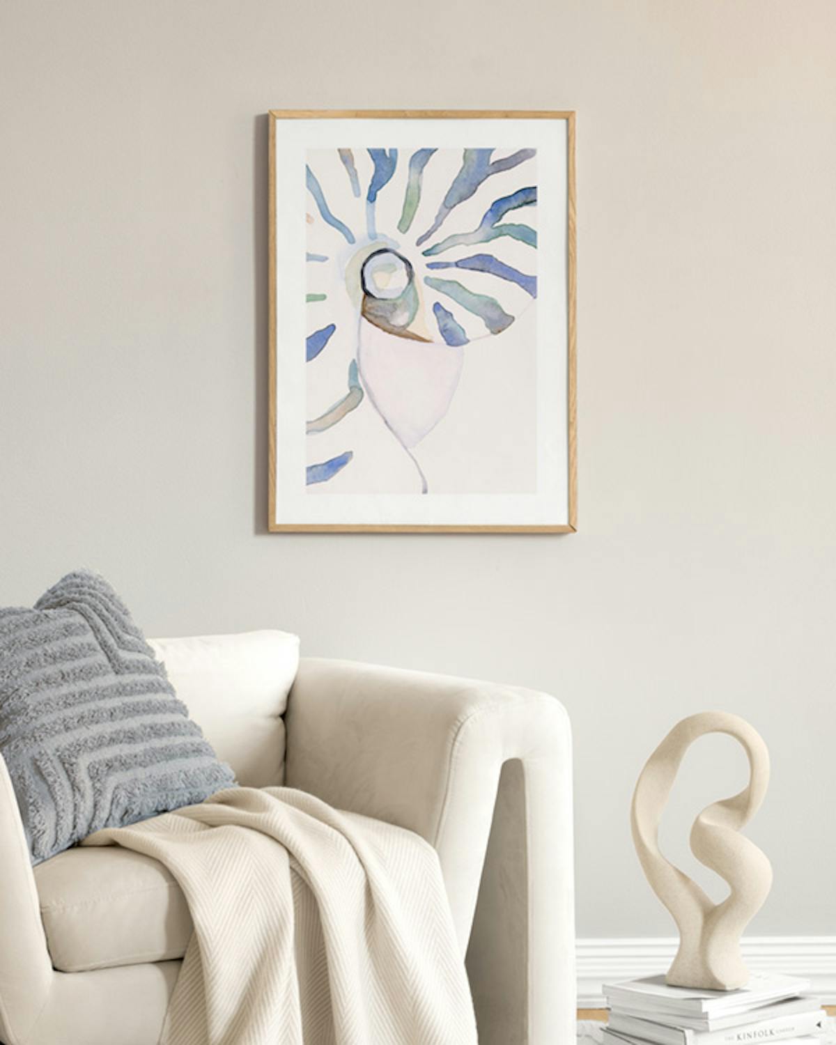 Abstract Seashell Poster