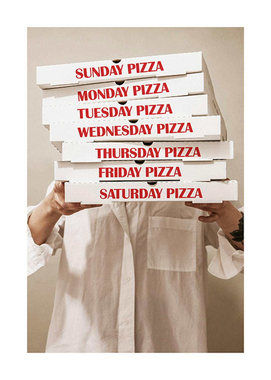 Pizza All Week Print