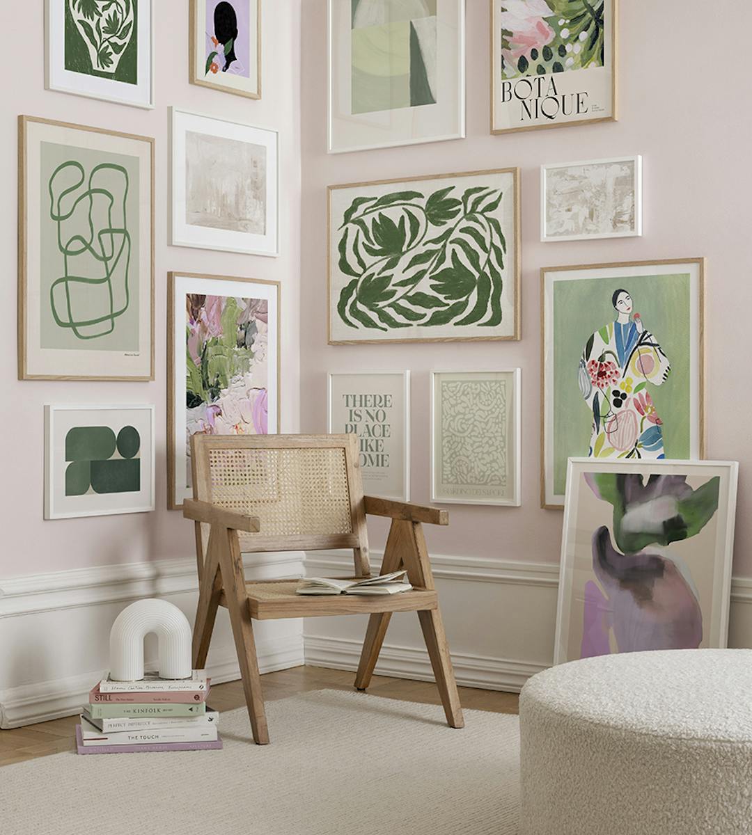 Marco Marella - Flower on Green Poster