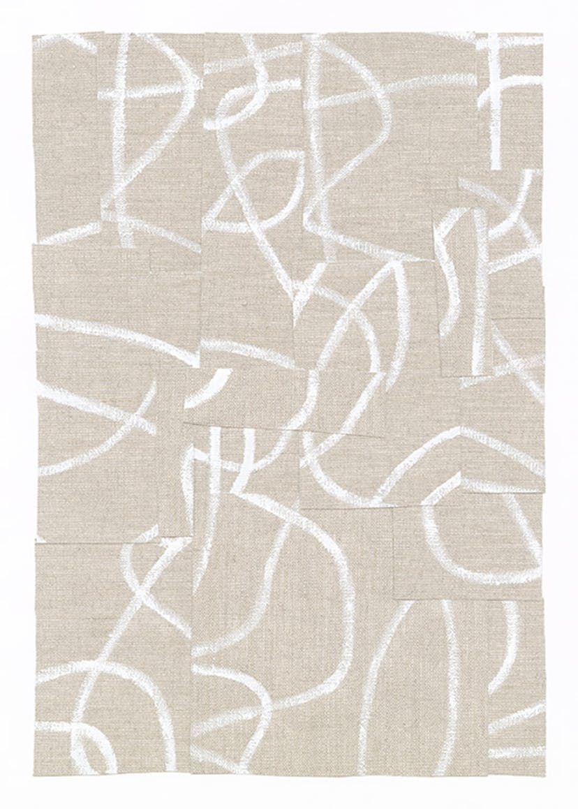 Line Art Patchwork Print