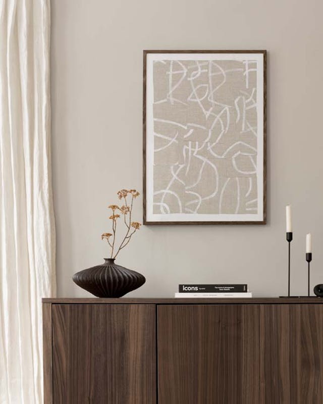 Line Art Patchwork Print