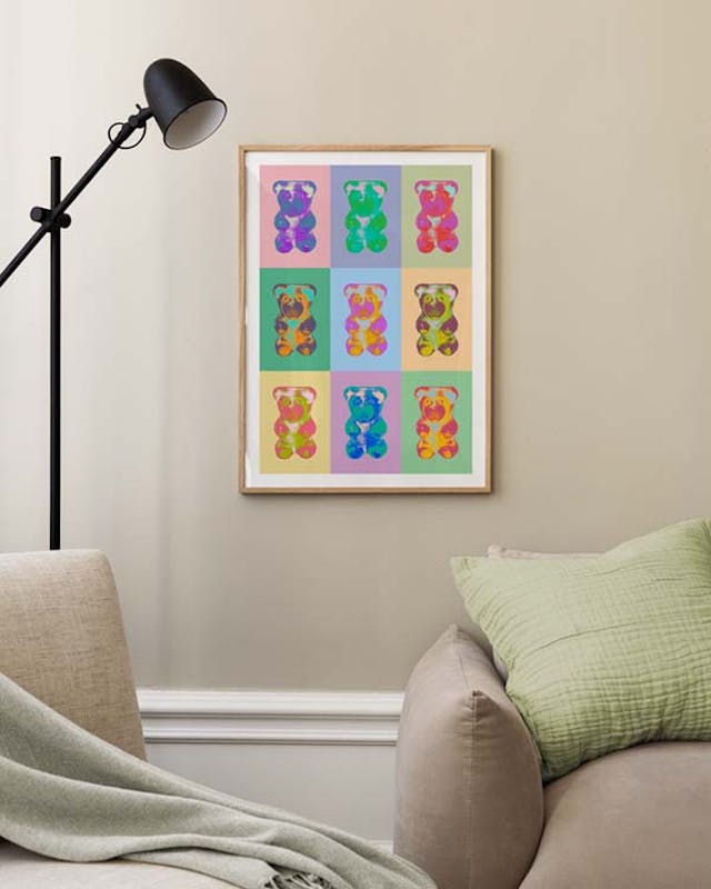 Pop Art Gummy Bear No2 Poster