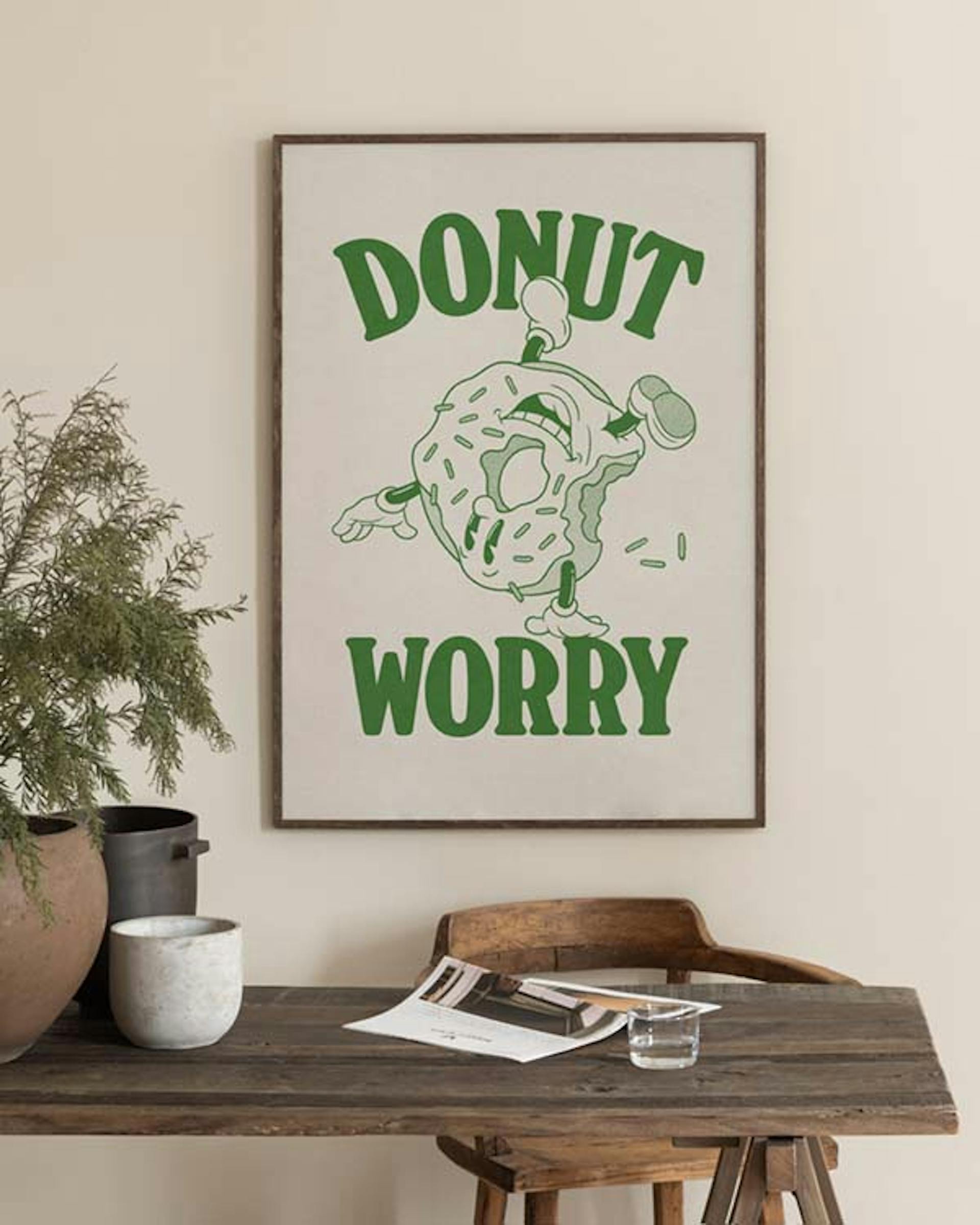 Donut Worry Poster