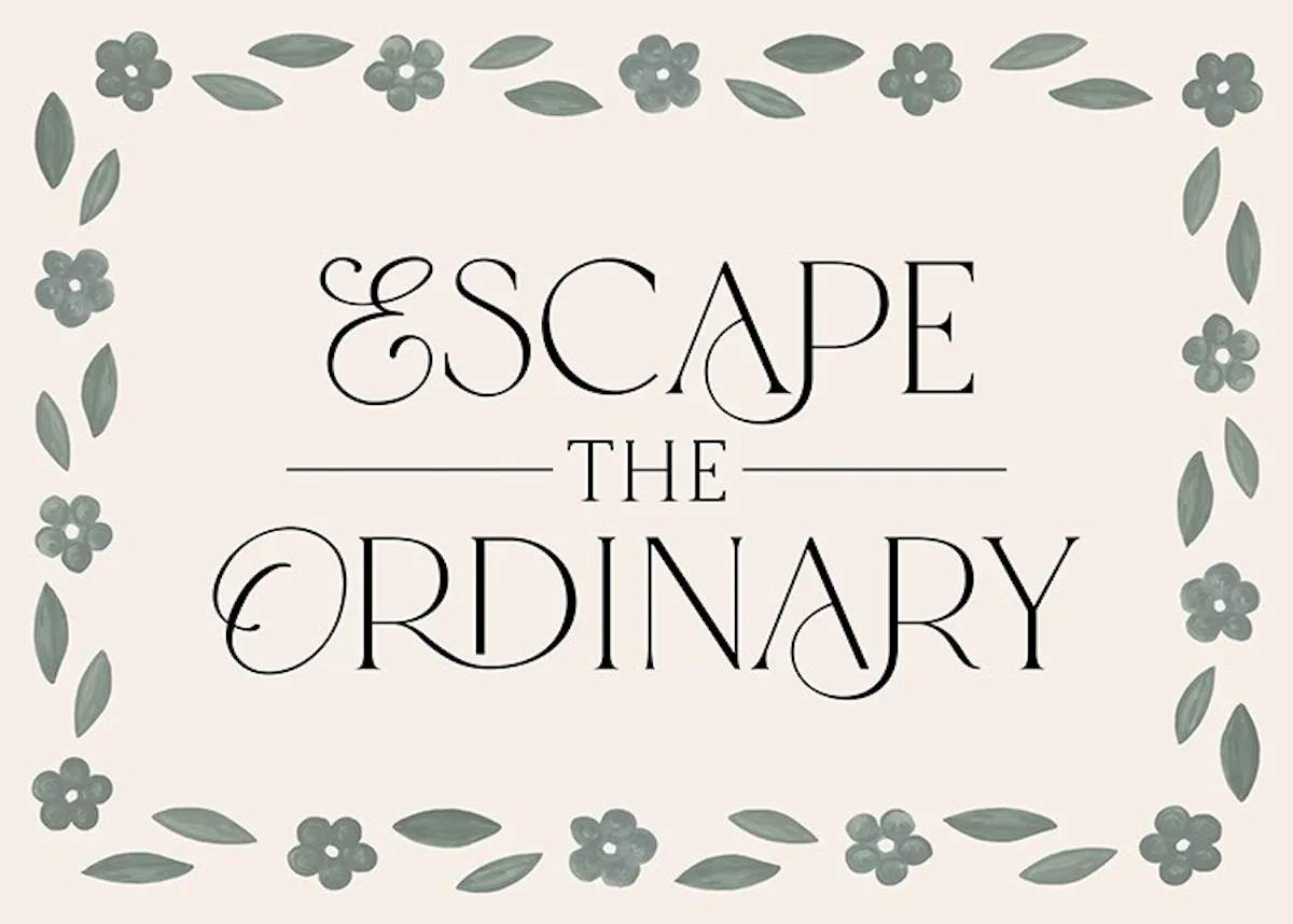 Escape the Ordinary Poster