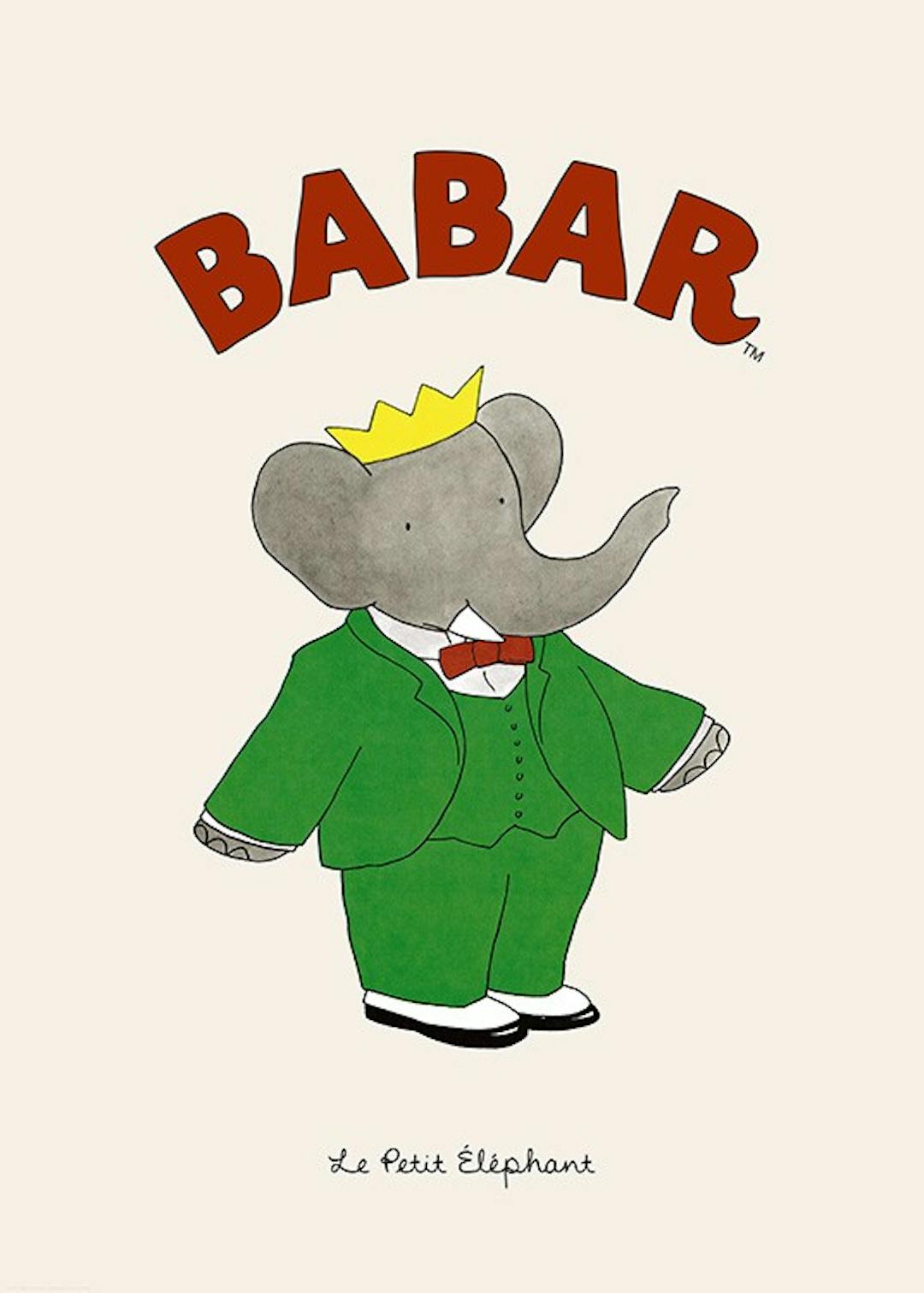 Babar - Meet Babar and His family Print