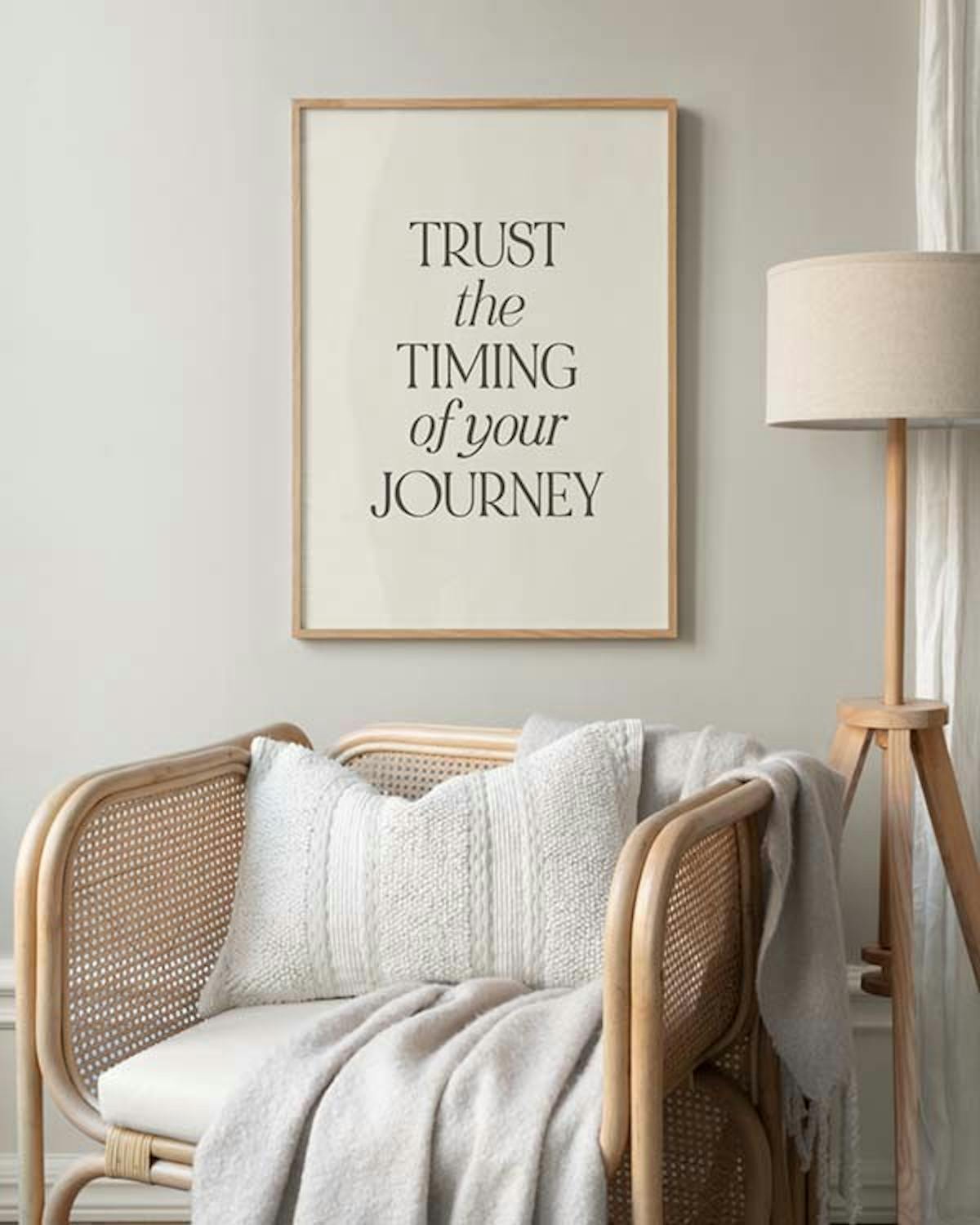 Trust the Timing Poster