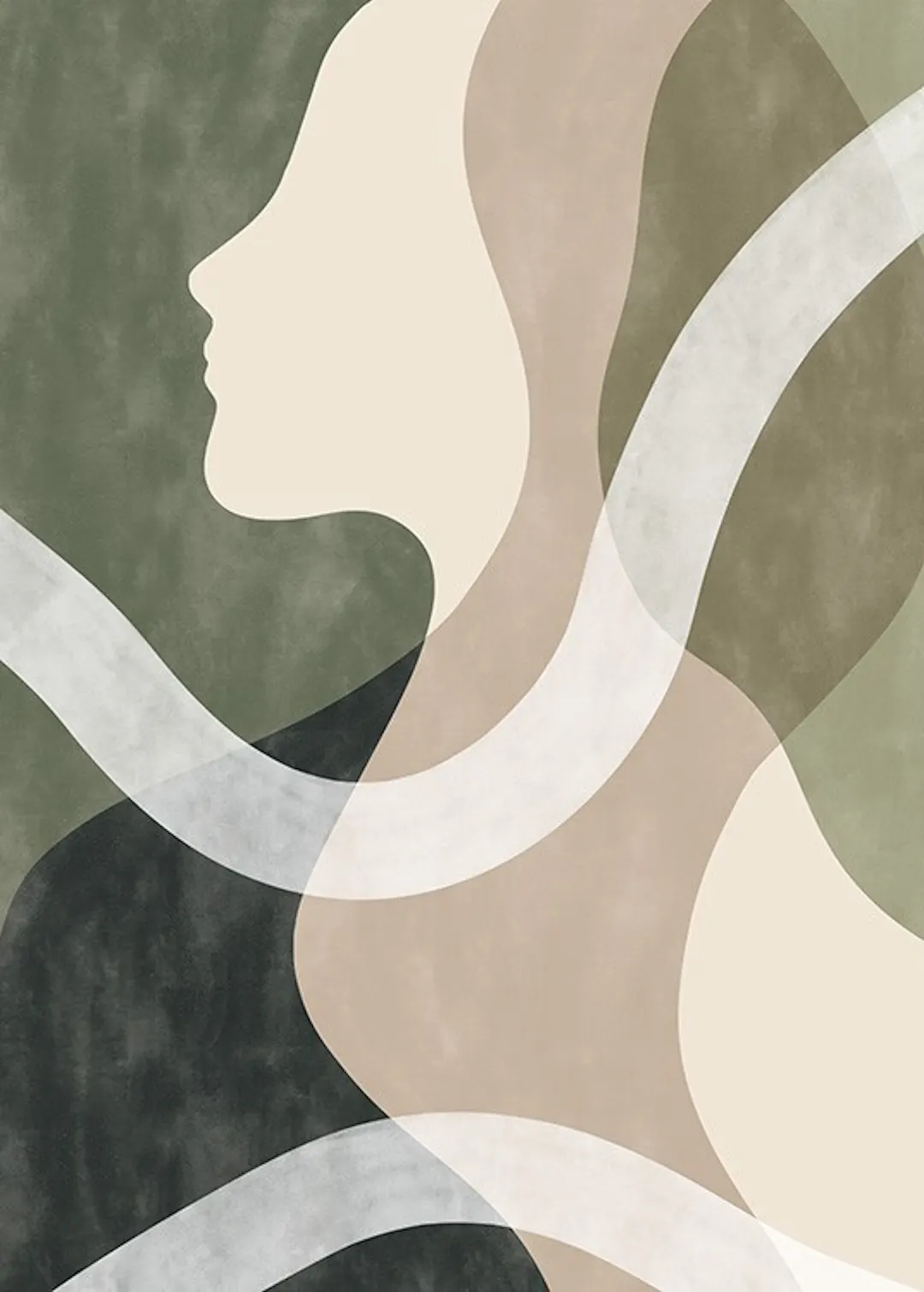 Shapes of a Face No2 Print