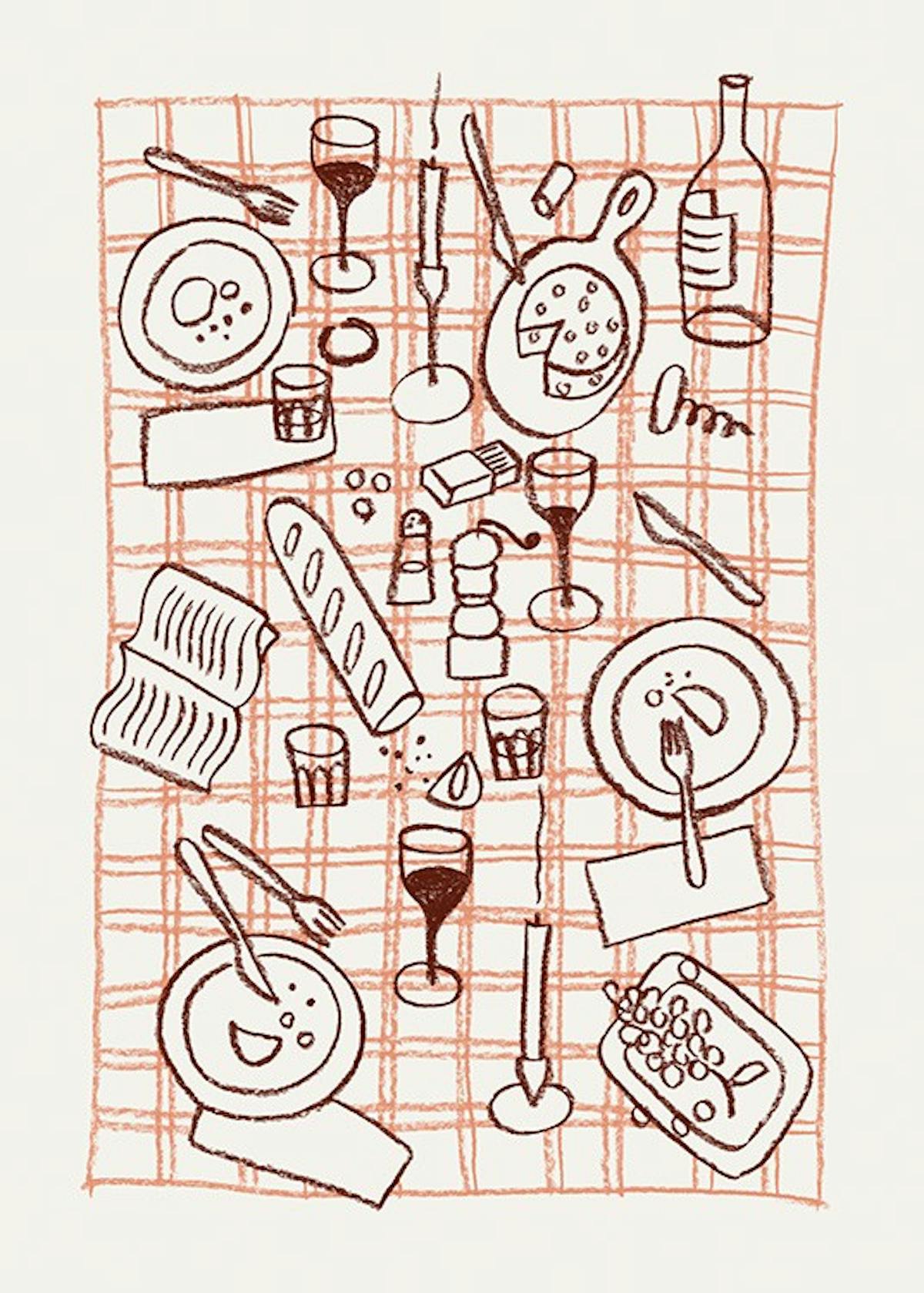 The Dinner Table Print