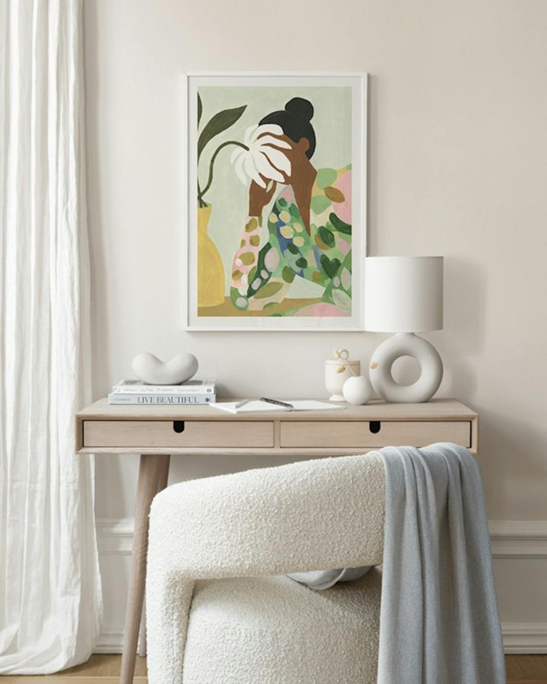 Acrylic Female Harmony Print