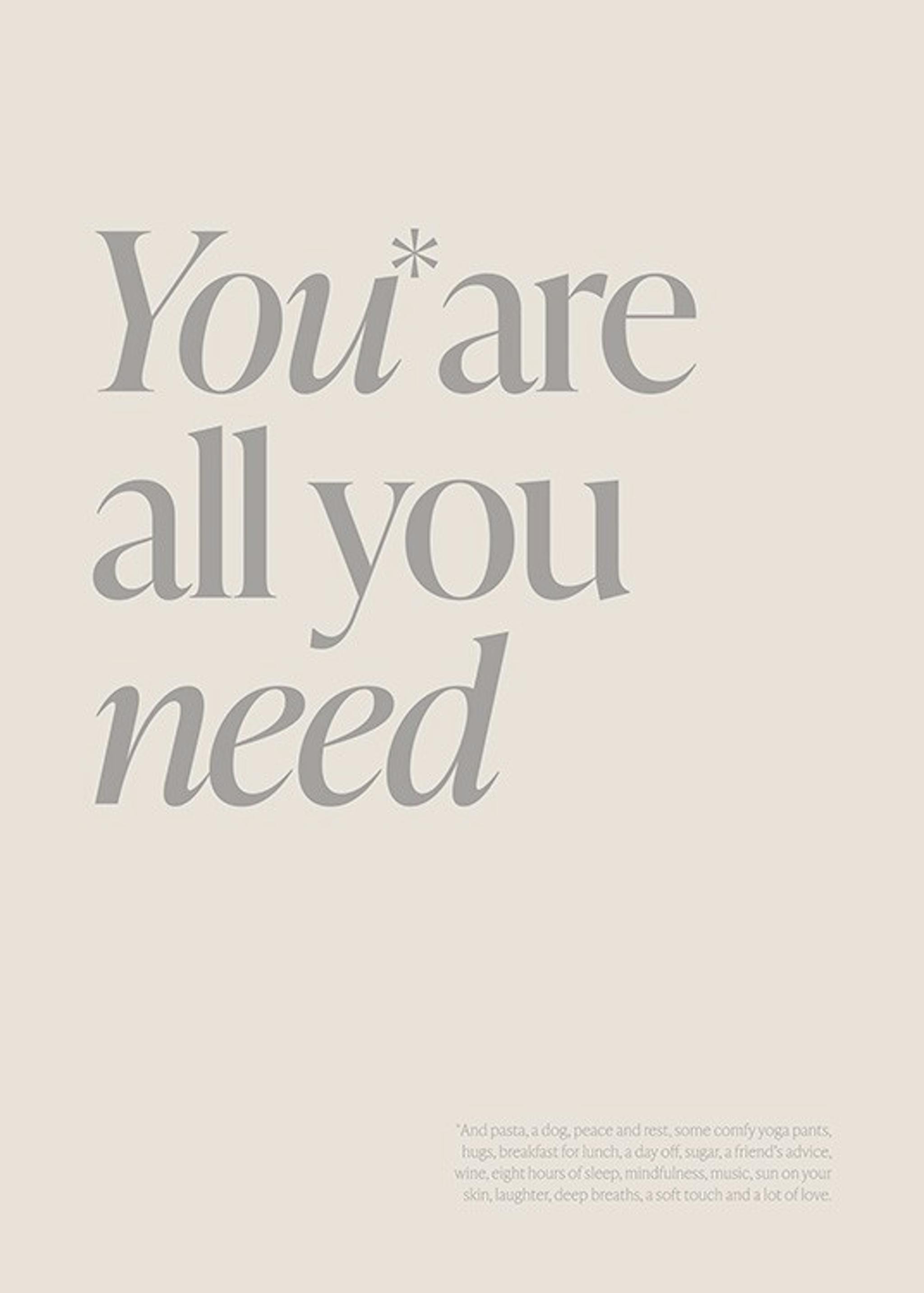 All You Need Poster