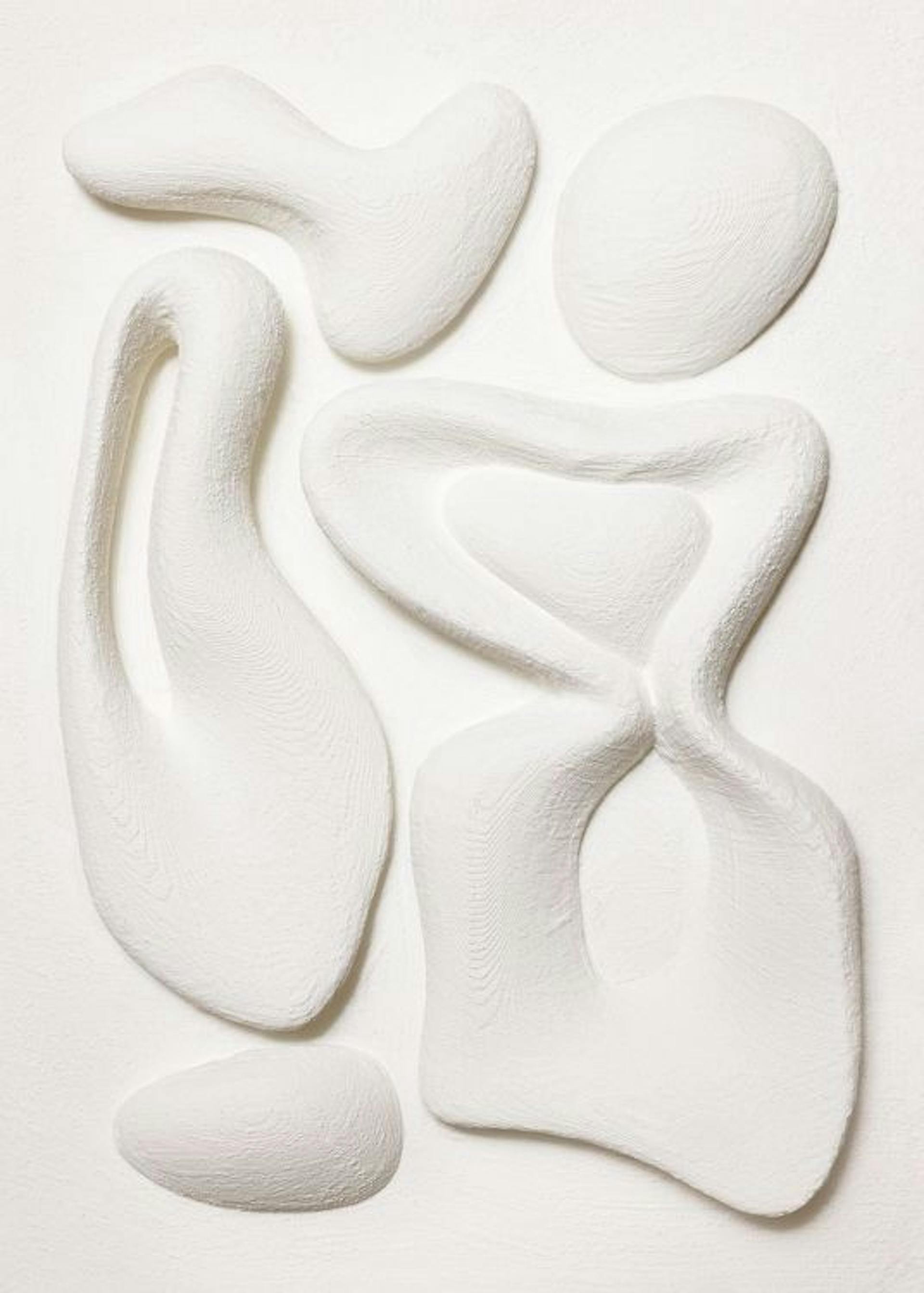 Organic Shapes Texture Affiche