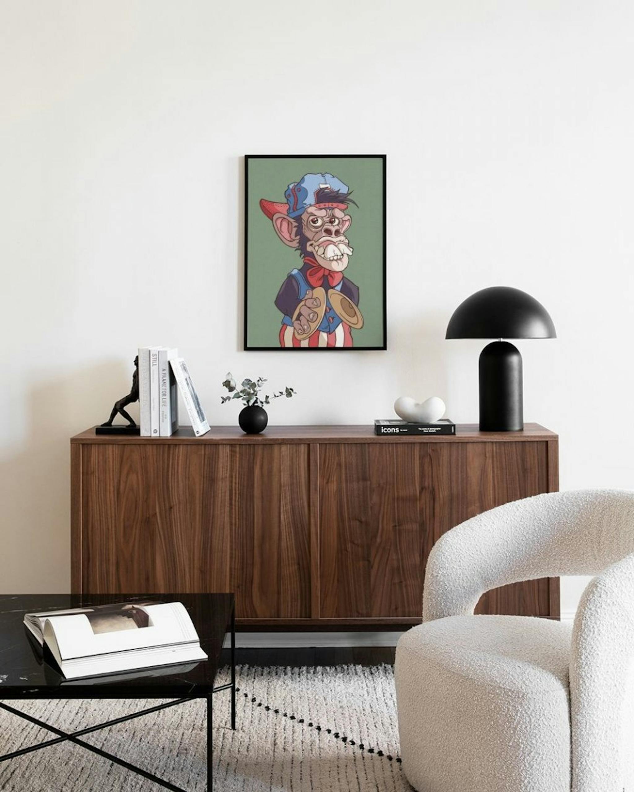 Circus Monkey Poster