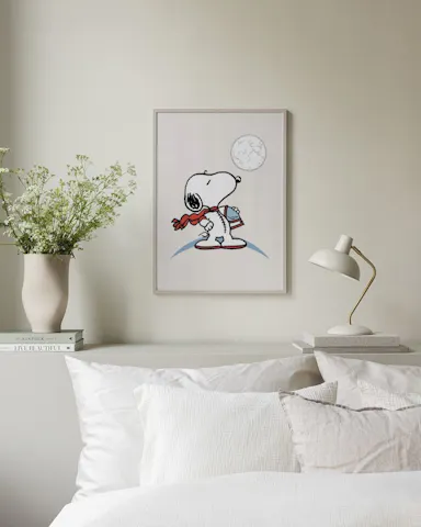 Snoopy the Astronaut Poster