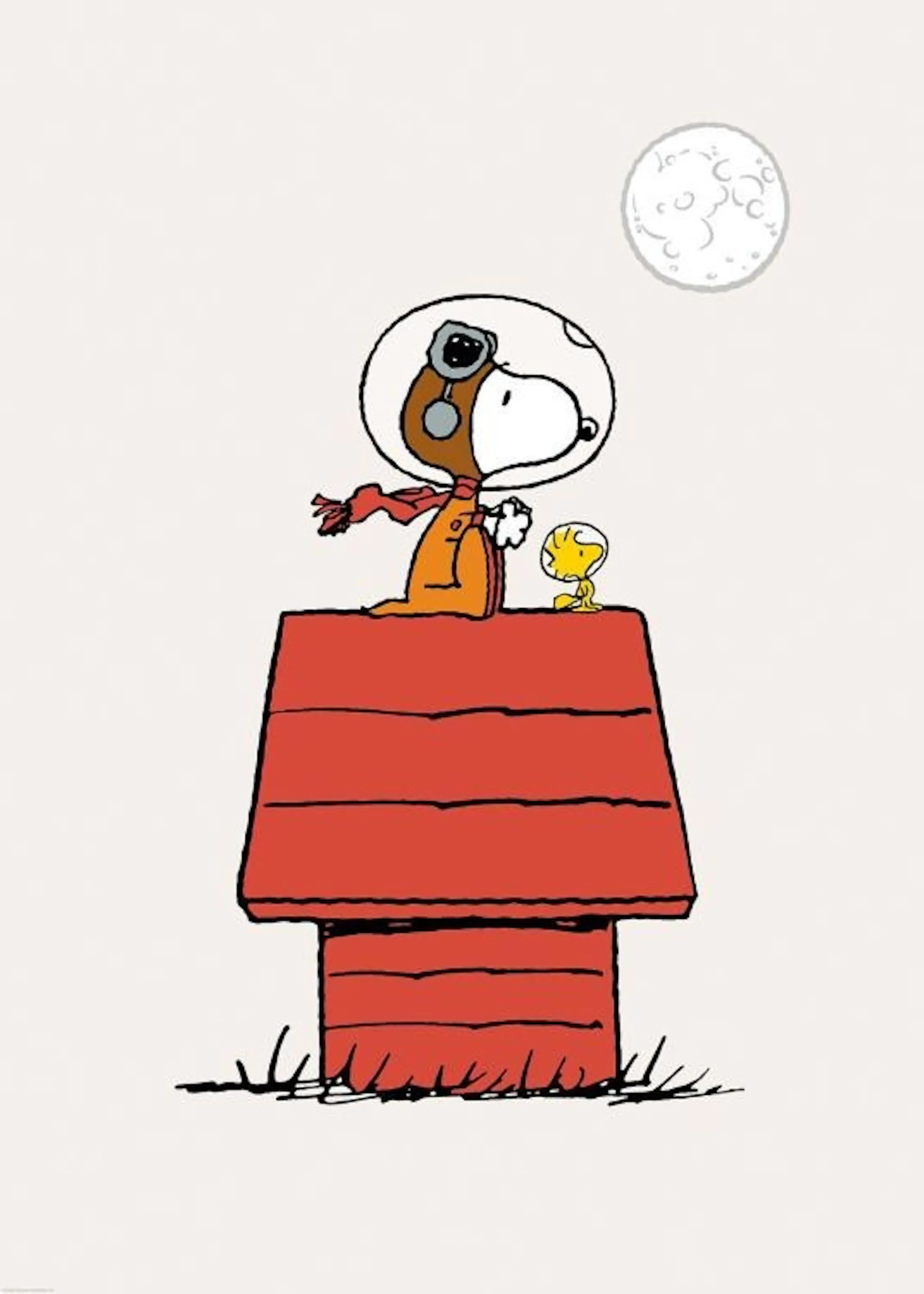 Snoopy the Astronaut Poster