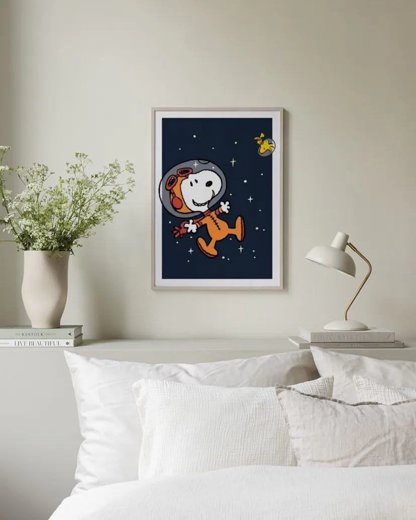 Snoopy in Space Poster