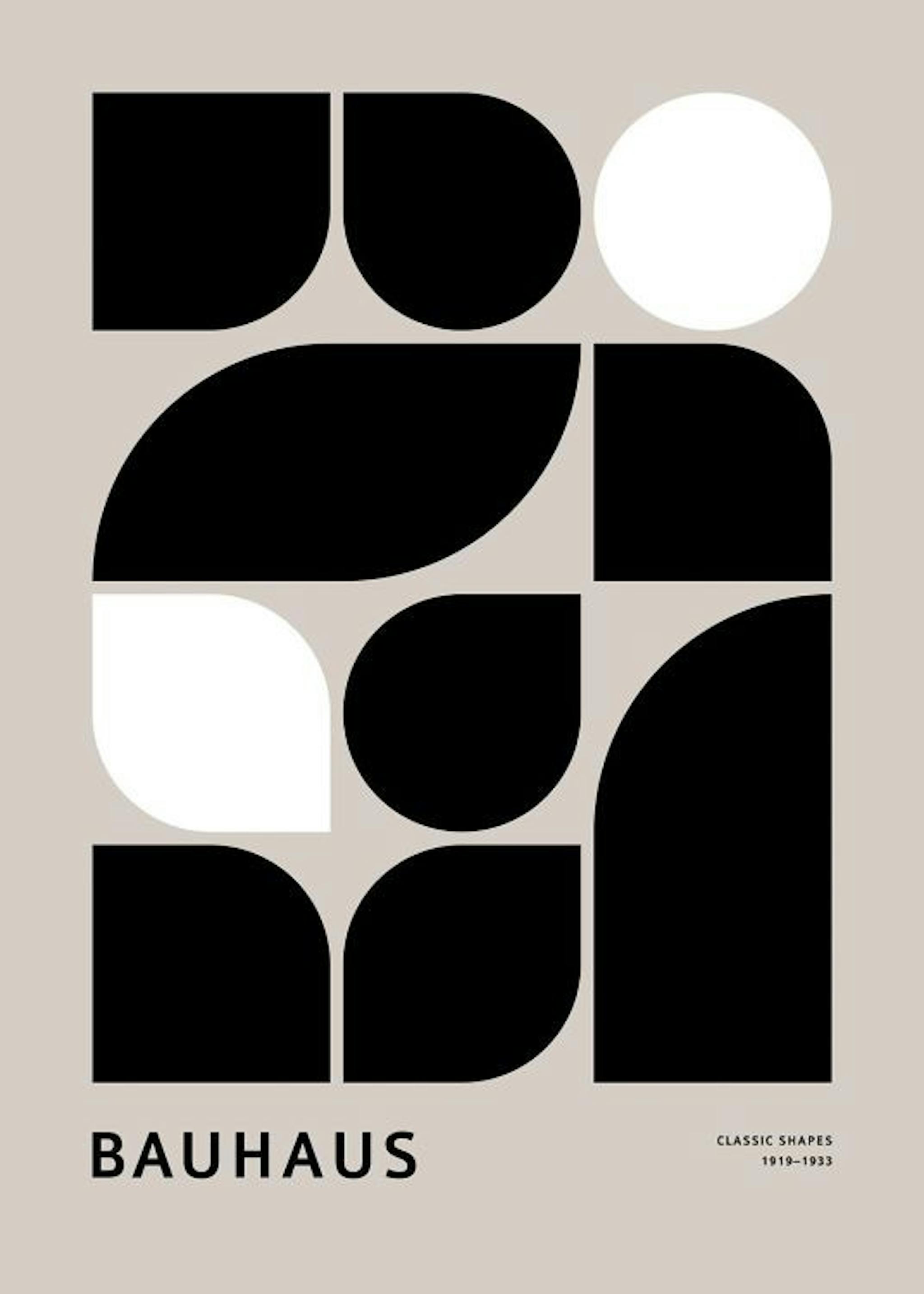 Bauhaus Classic Shapes Print