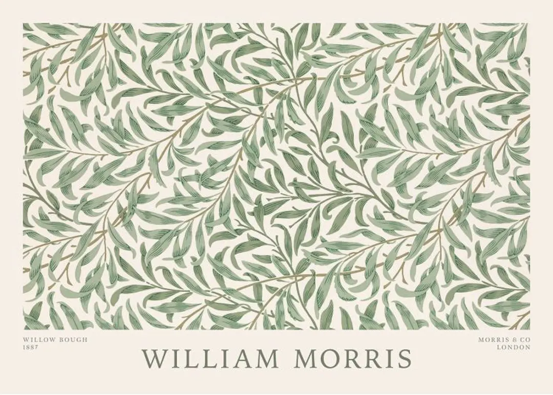 William Morris - Willow Bough Landscape Print