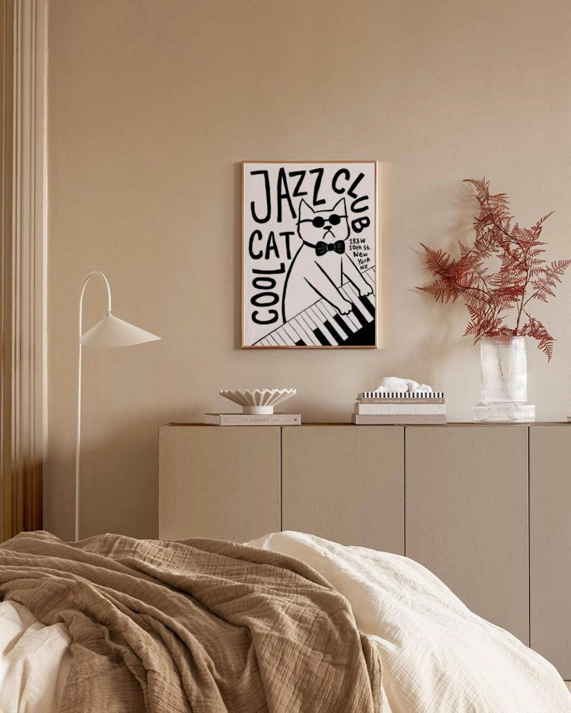 Cool Cat Jazz Club Print